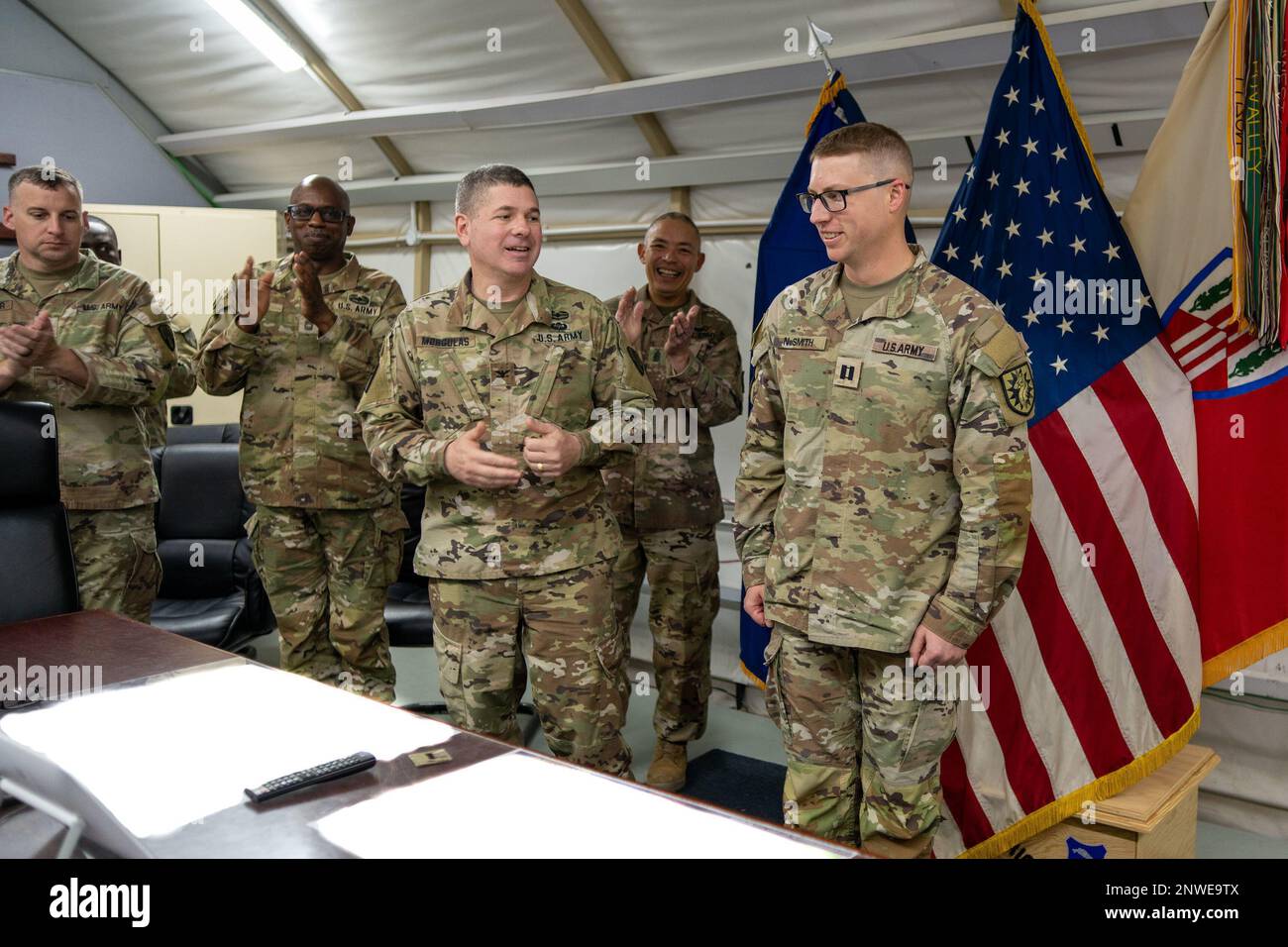 U.S. Army Capt. Kenneth Nesmith II, commander of the 1113th ...