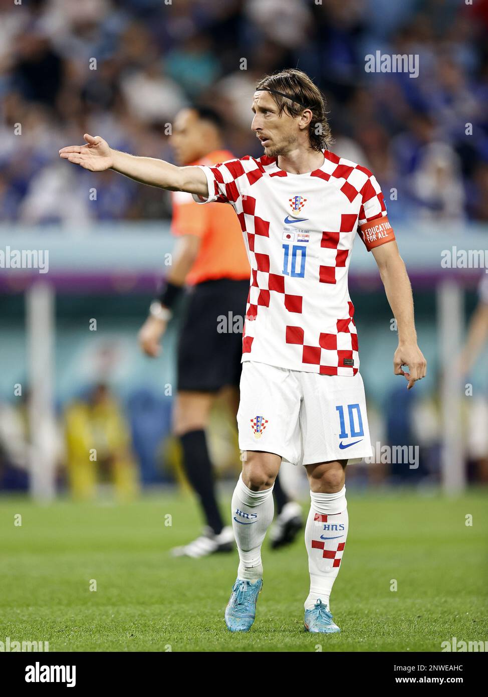 AL WAKRAH - Luka Modric of Croatia during the FIFA World Cup Qatar 2022 ...