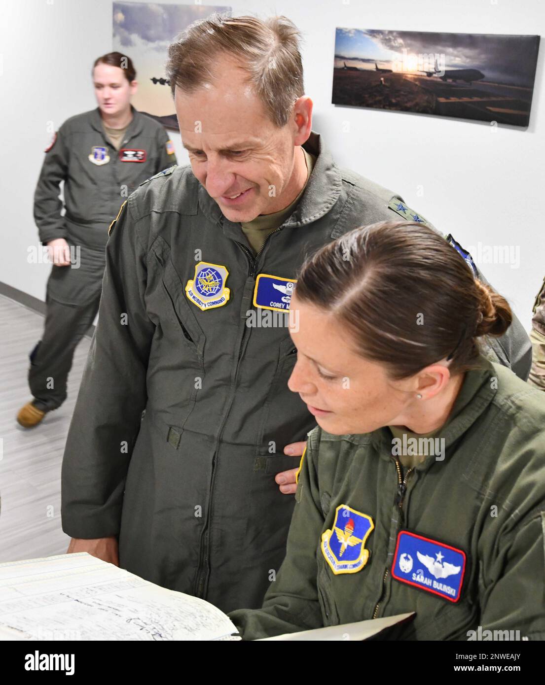 U.S. Air Force Lt. Col. Sarah Bulinski, 54th Air Refueling Squadron ...