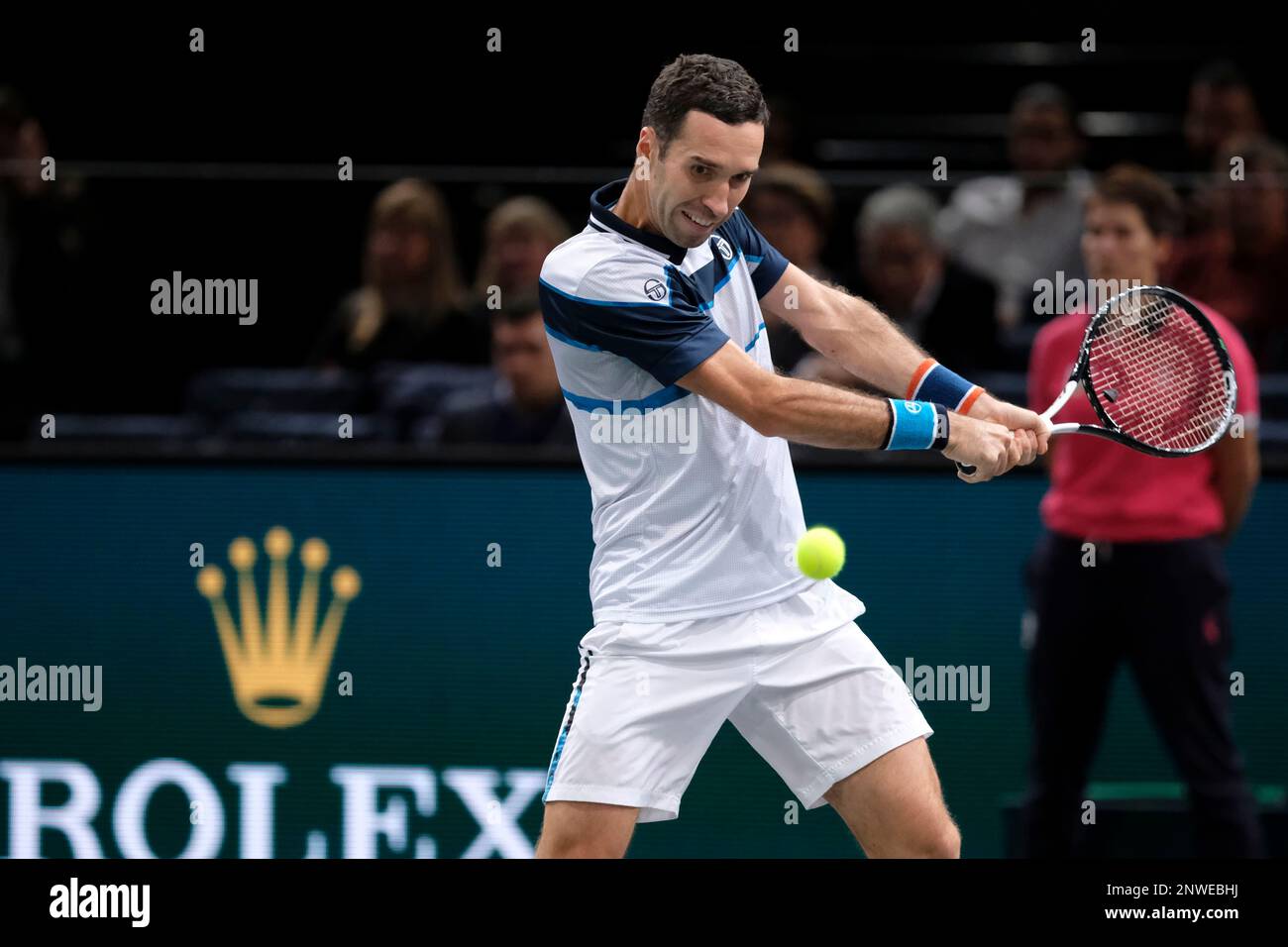 October 30, 2018 - Paris, France - Kazakh player MIKHAIL KUKUSHKIN ...