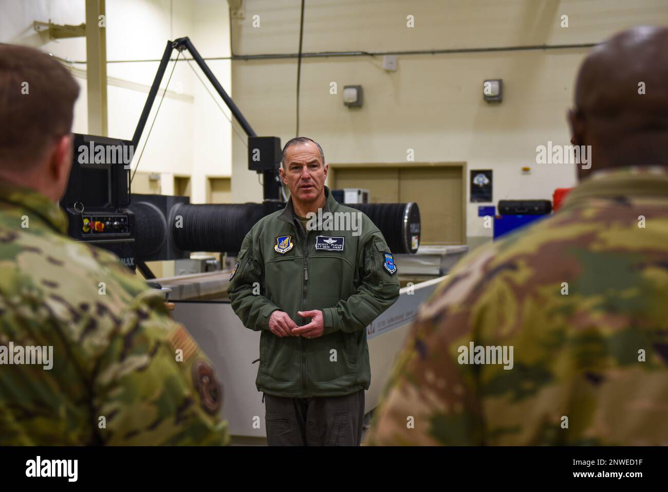 U.S. Air Force Lt. Gen. Scott L. Pleus, 7th Air Force commander ...
