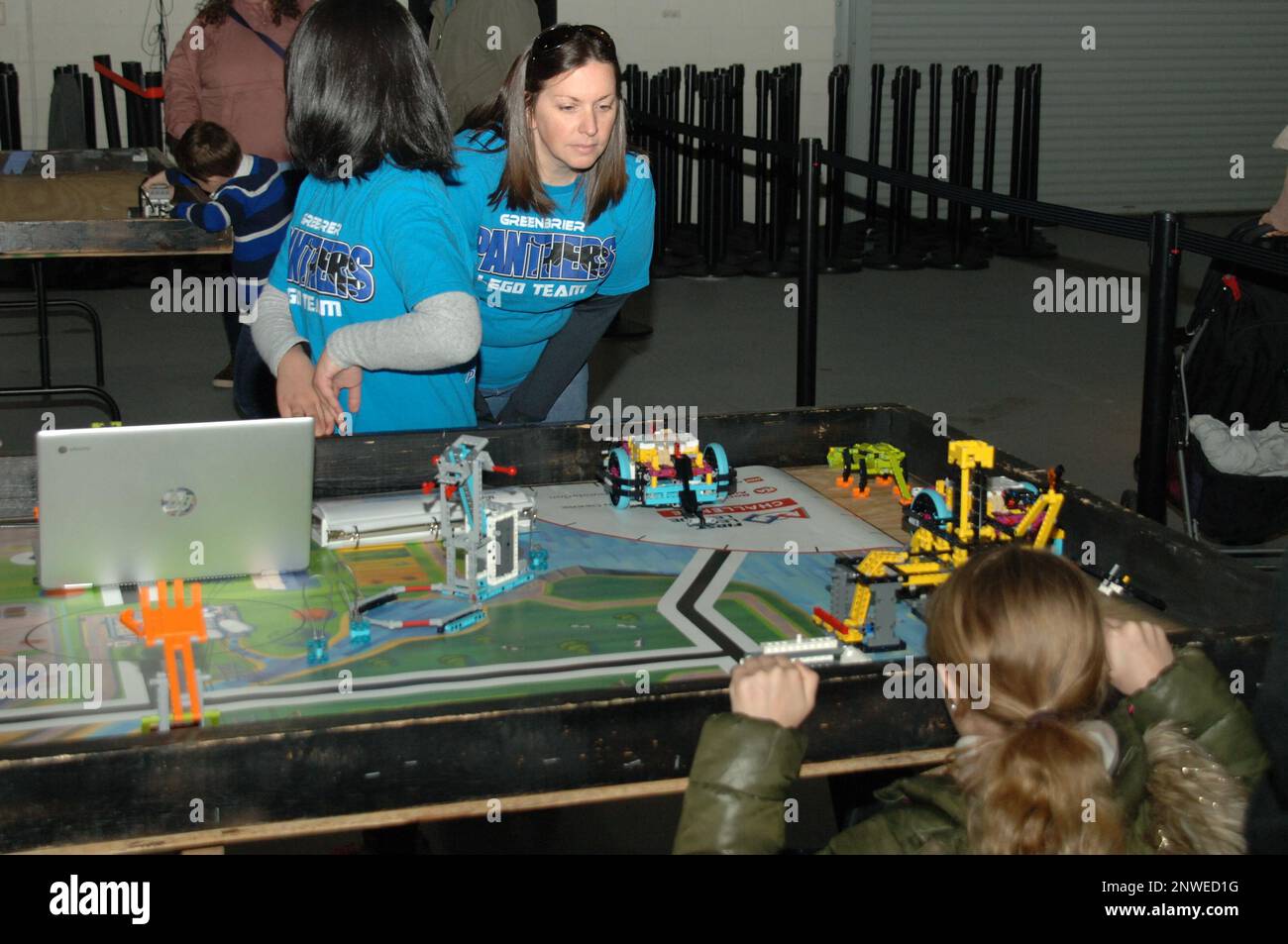 Members of the First LEGO League and students from area public schools ...