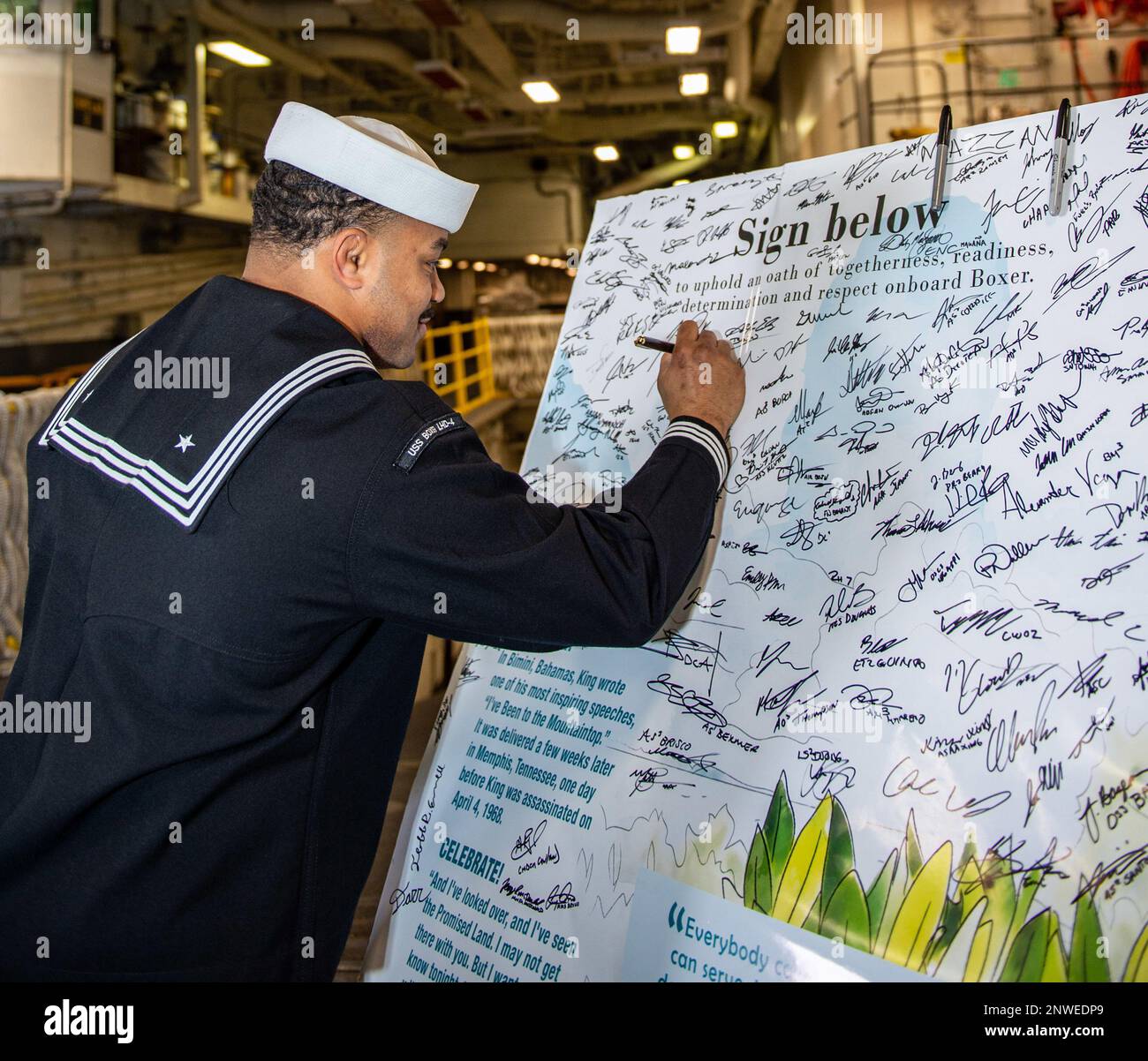 SAN DIEGO (Jan. 13, 2023) Aviation Machinist Mate 3rd class Tiandre ...