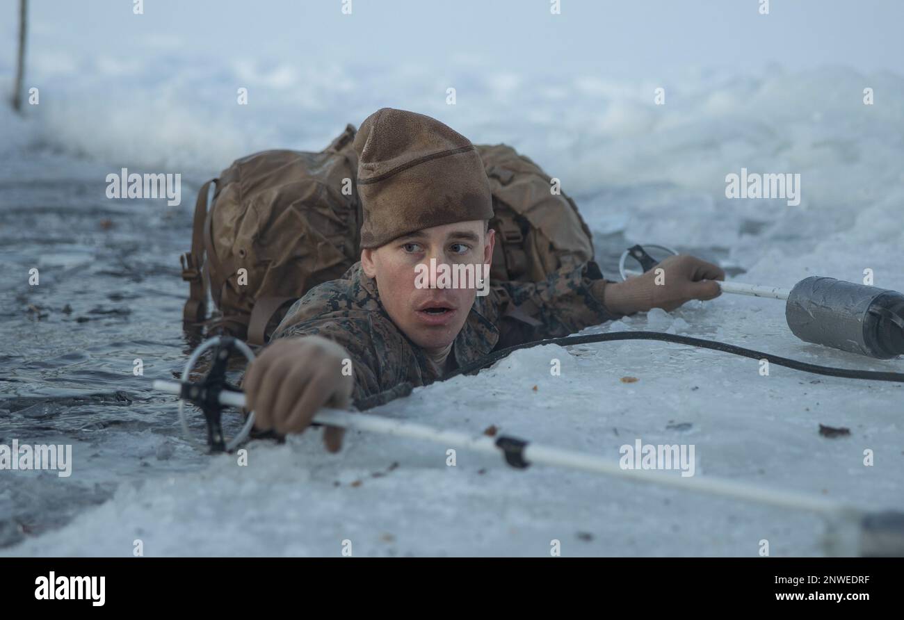 U.S. Marine Corps Staff Sgt. James E. Collier, a utilities platoon ...