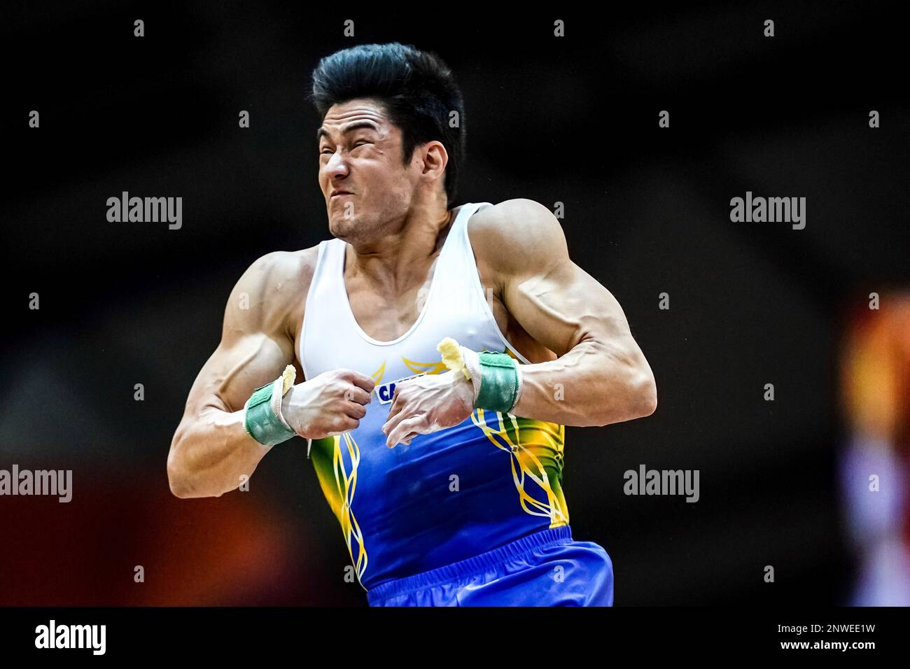 October 29, 2018: Arthur Mariano of Brazil during Vault, Team final for ...