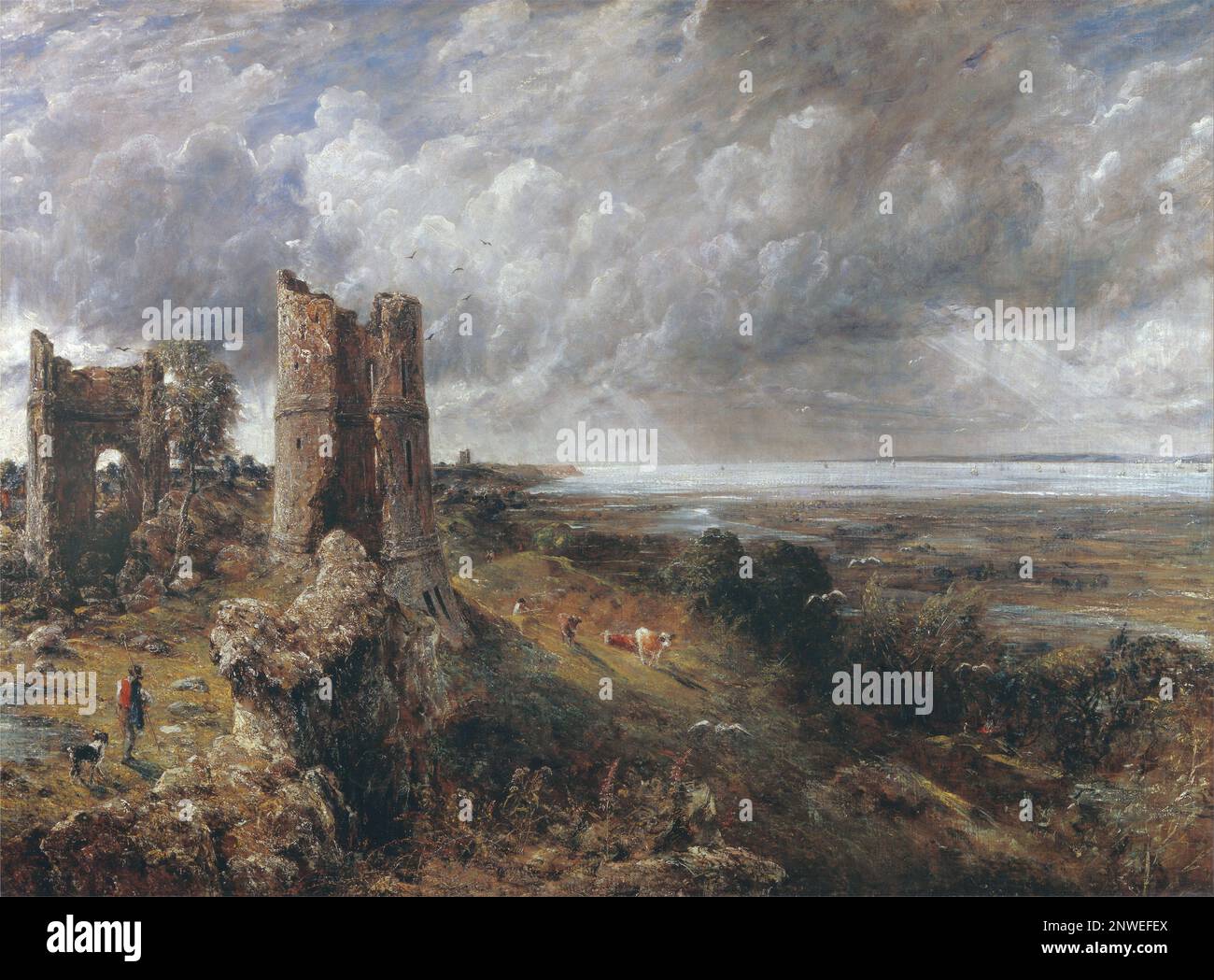 Hadleigh Castle (1829). Painting by John Constable Stock Photo - Alamy