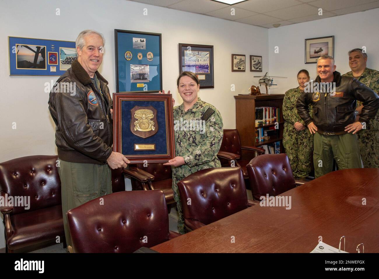 NORFOLK, Va. (Jan. 27, 2023) – Rear Adm. John F. Meier, right ...