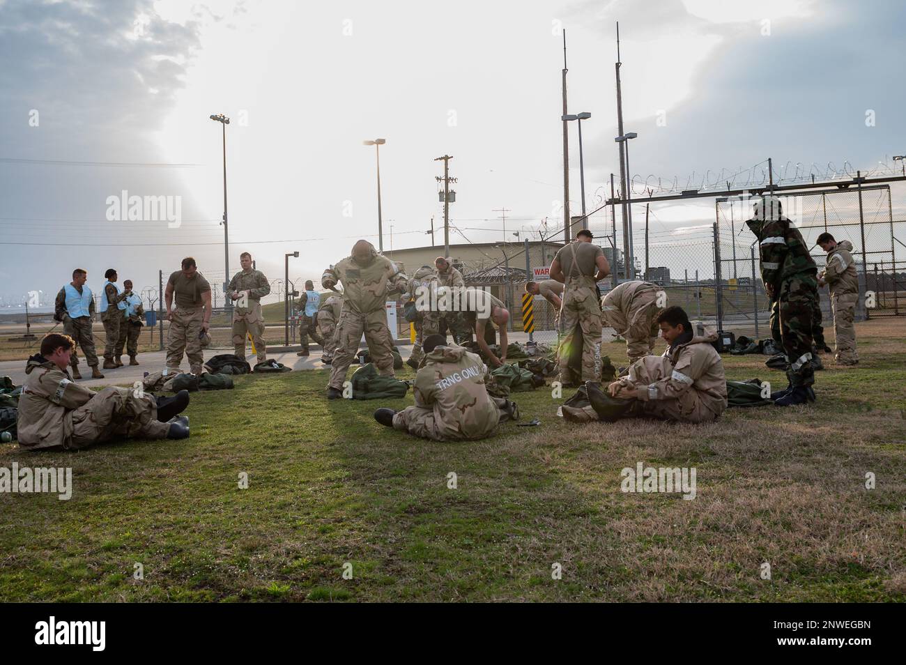 Multi-capable Airmen assigned to the 4th Fighter Wing put on their ...