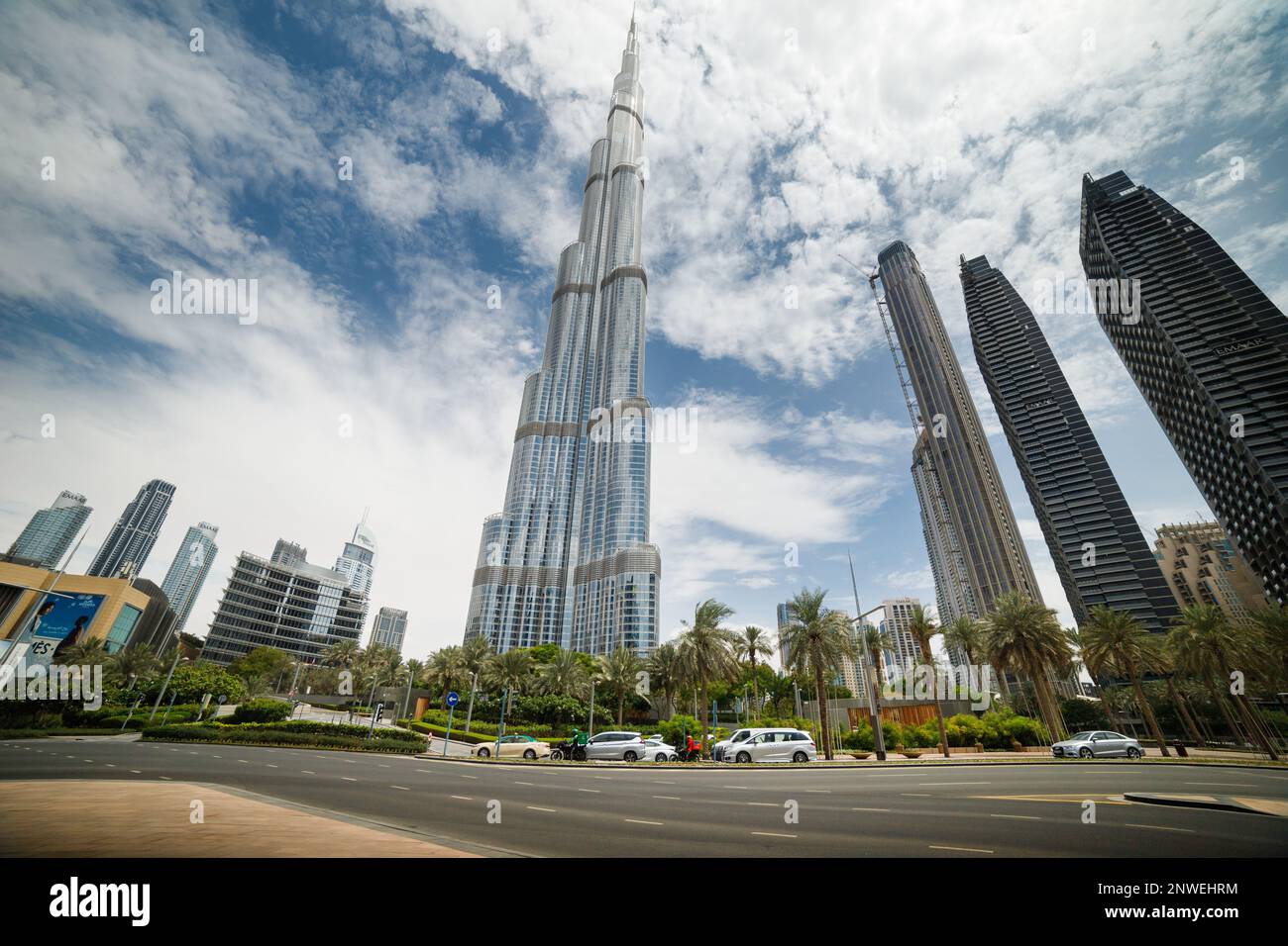 Burj Khalifa, Dubai, view of the tower Stock Photo - Alamy