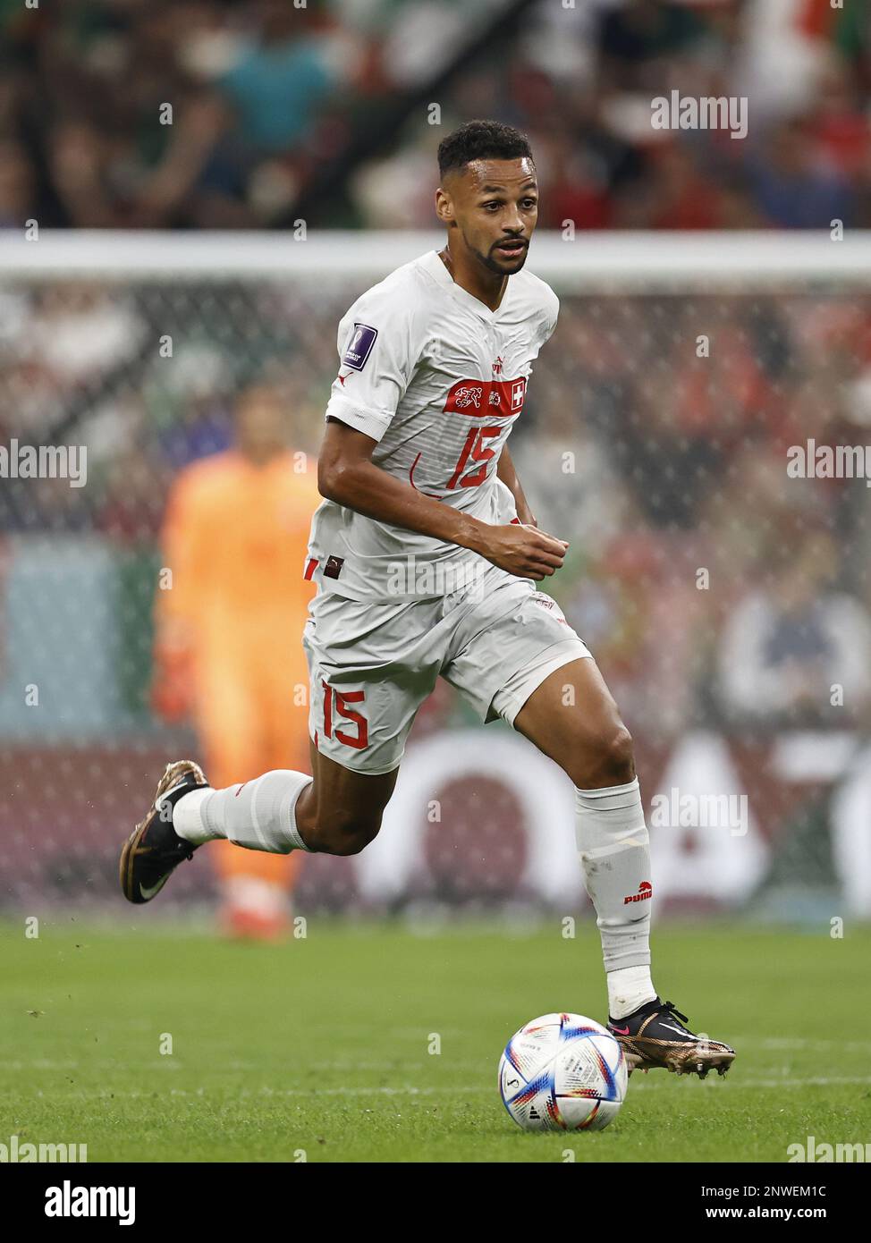 AL DAAYEN - Djibril Sow of Switzerland during the FIFA World Cup Qatar ...