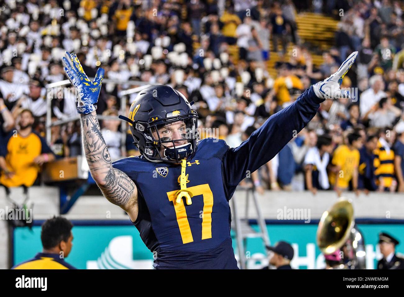 October 27, 2018: California Golden Bears wide receiver Vic Wharton III ...