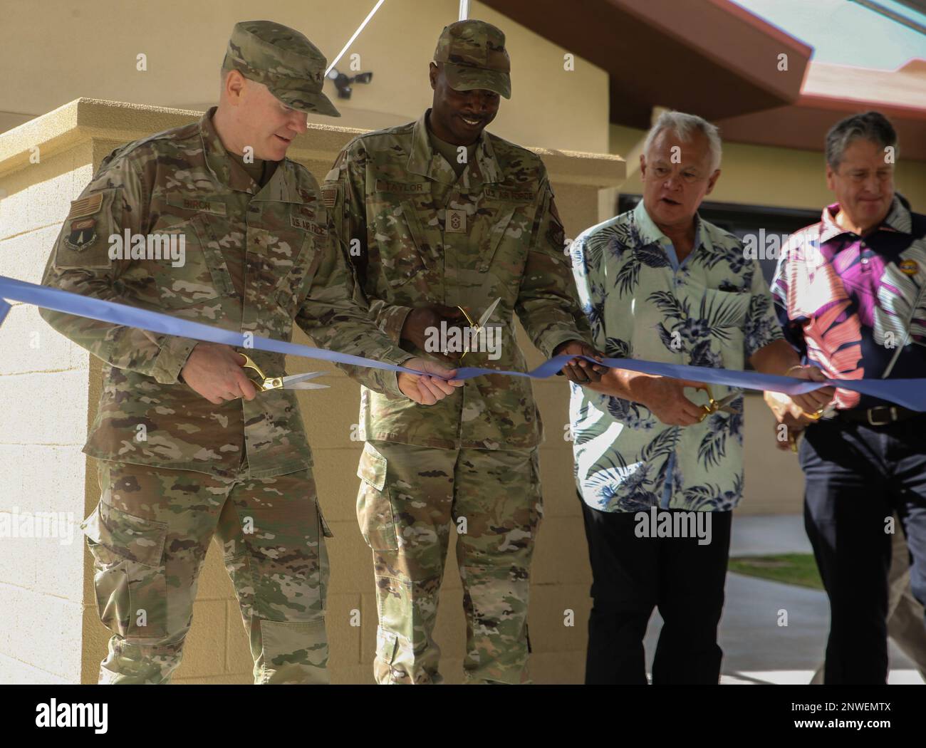 U.S. Air Force Brig. Gen. Paul R. Birch, commander of 36 Wing, Andersen ...