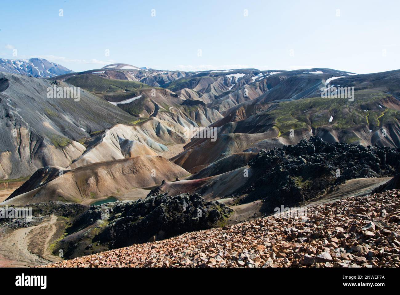 Laugavegur mountain hi-res stock photography and images - Alamy
