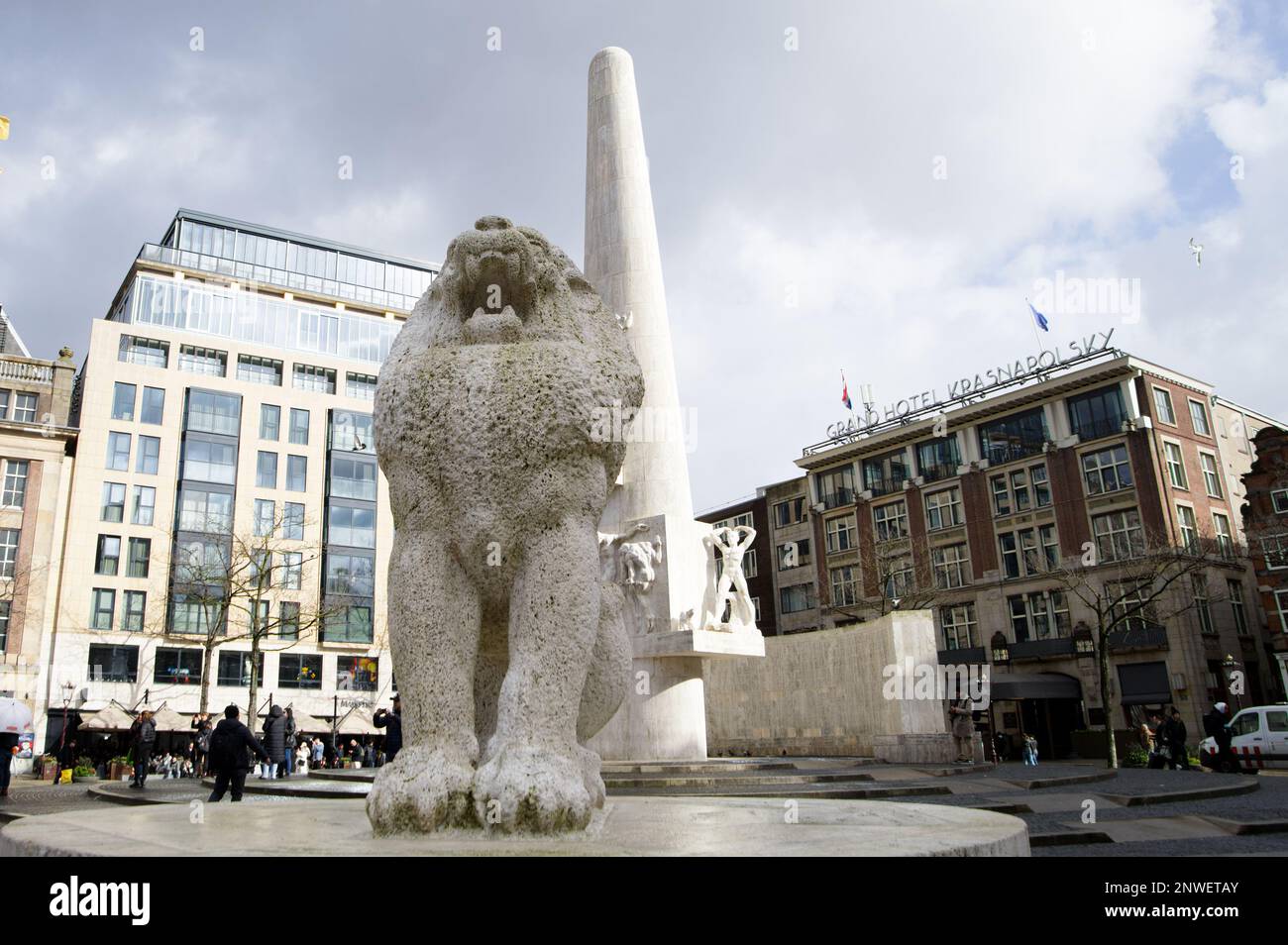 Amsterdam National Monument, monument to the dead, Amsterdam City ...