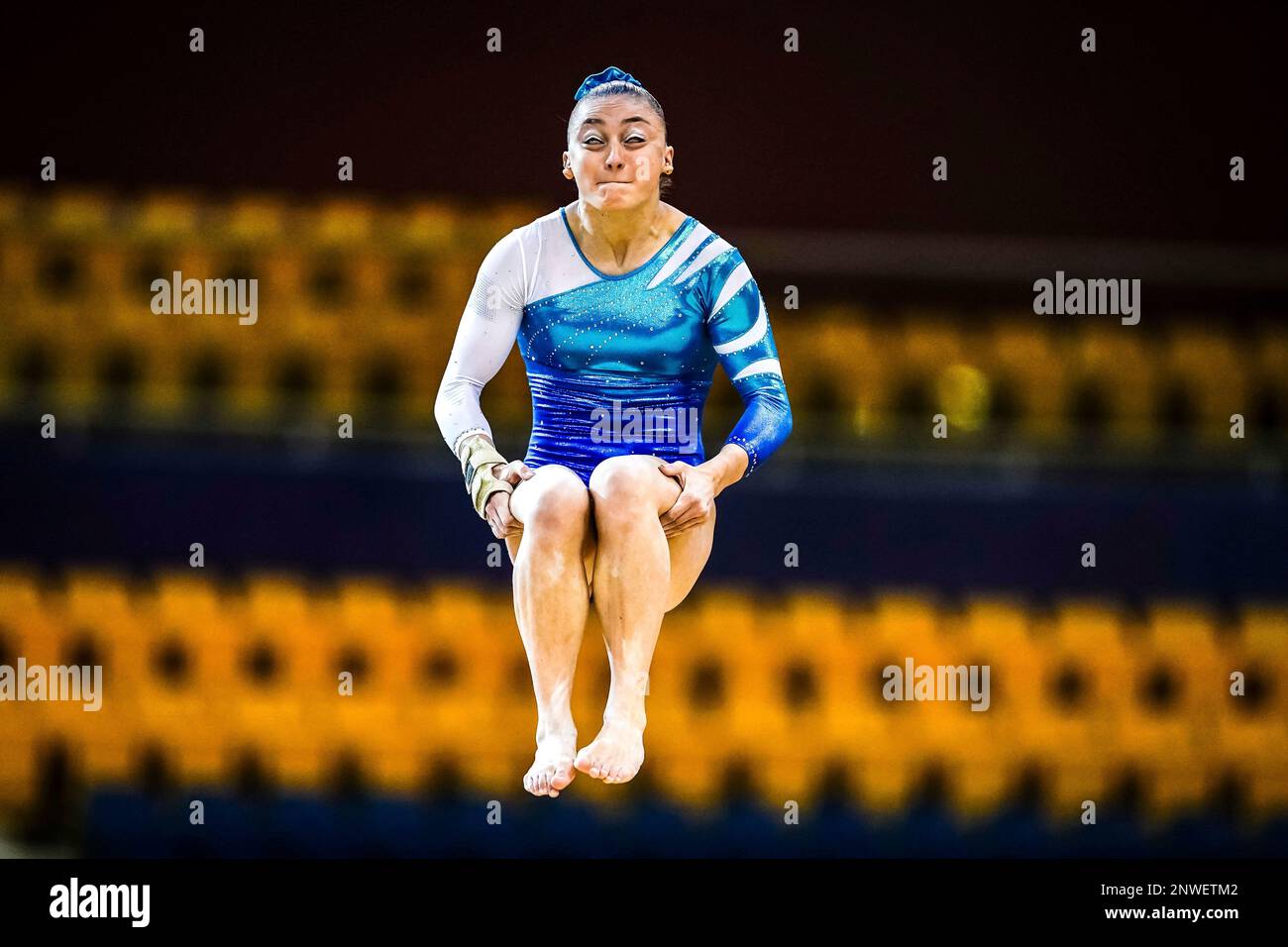 October 27, 2018: Mayra Vaque of Argentina during Floor qualification ...