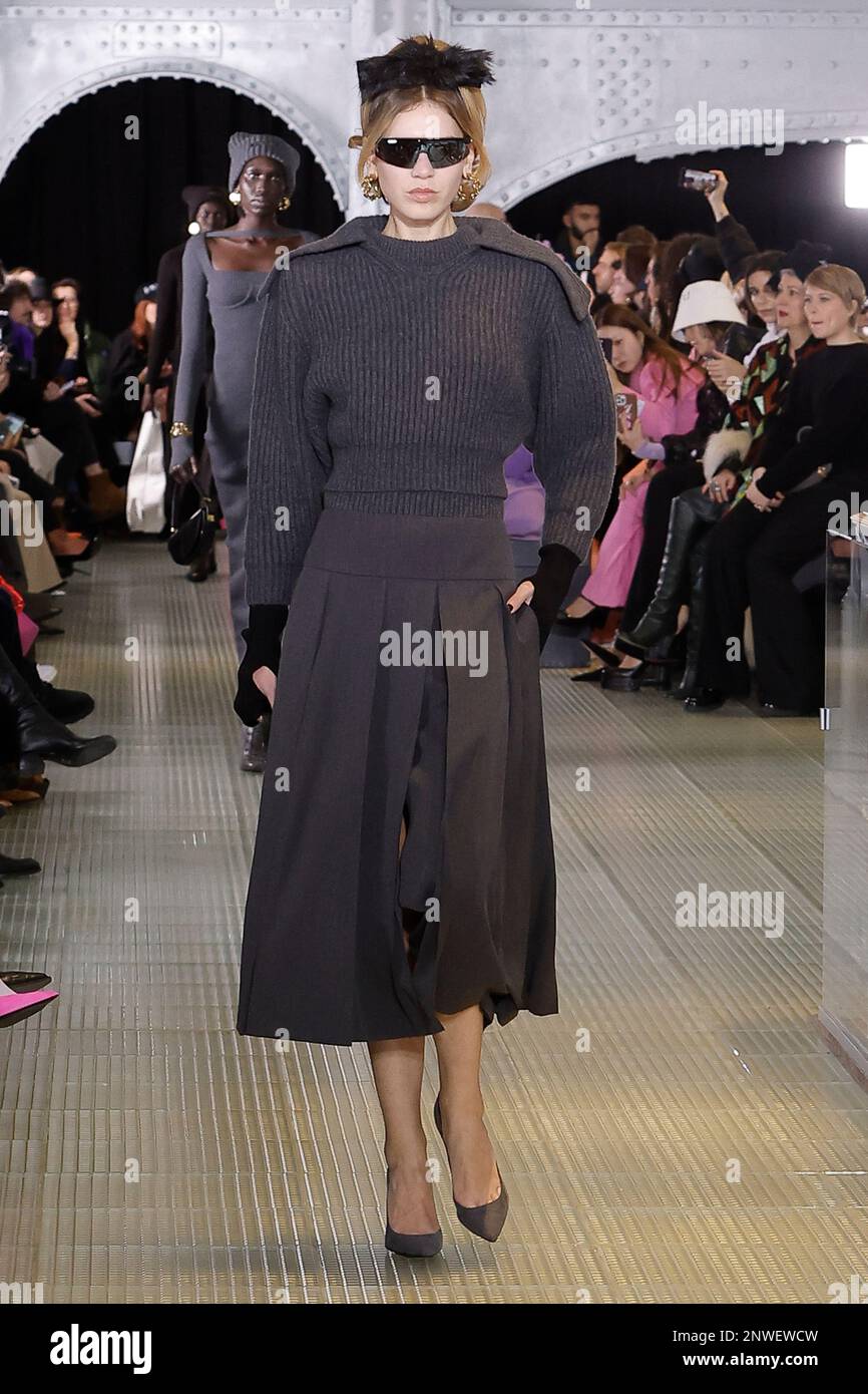 Paris, France, 28/02/2023, Models on the runway at the Patou fashion ...
