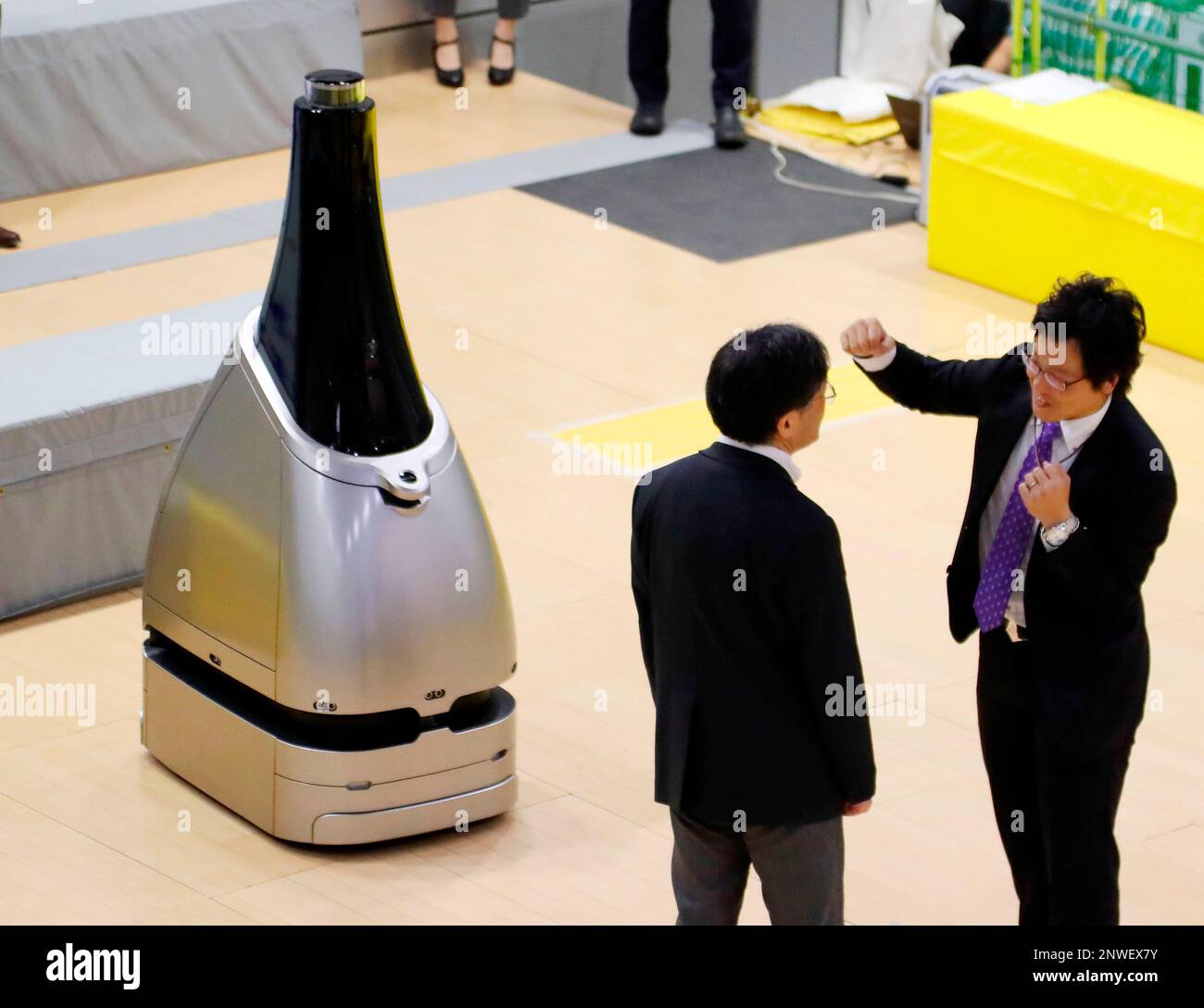A newly developed security robot called Perseusbot shows its ability to ...