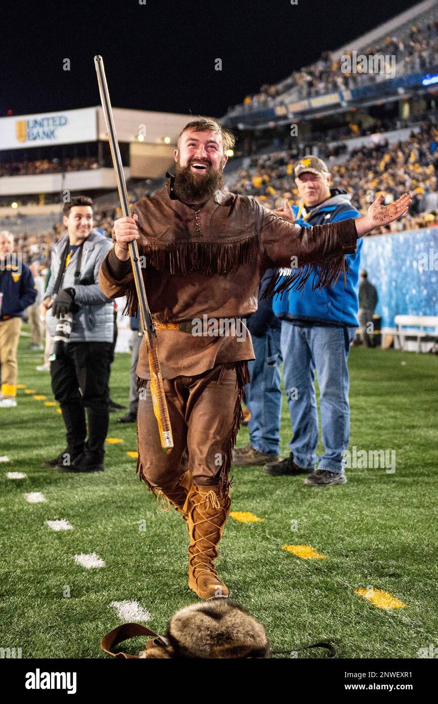 MORGANTOWN, WV - OCTOBER 25: The West Virginia Mountaineer Mascot ...