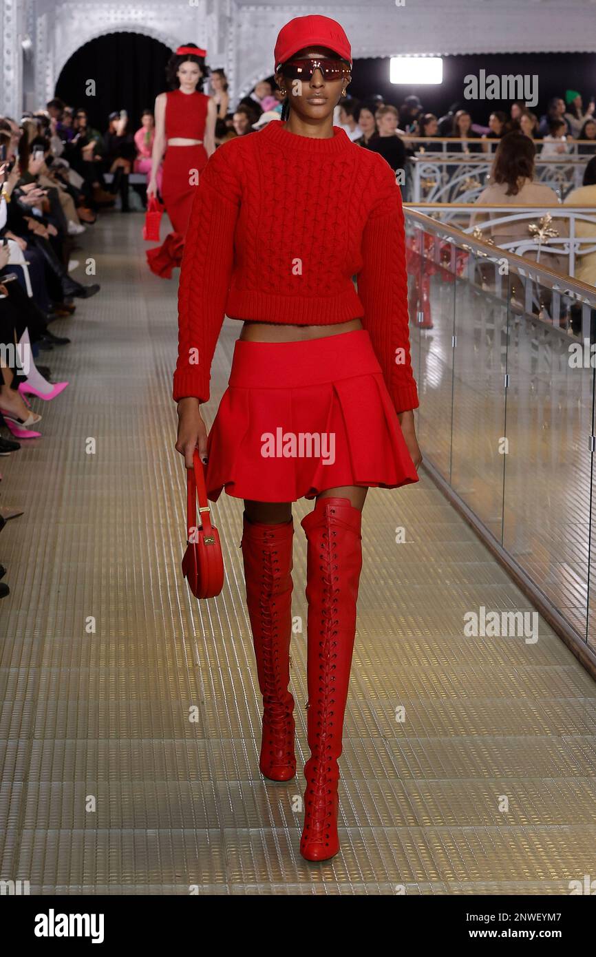 Paris, France, 28/02/2023, Models on the runway at the Patou fashion ...