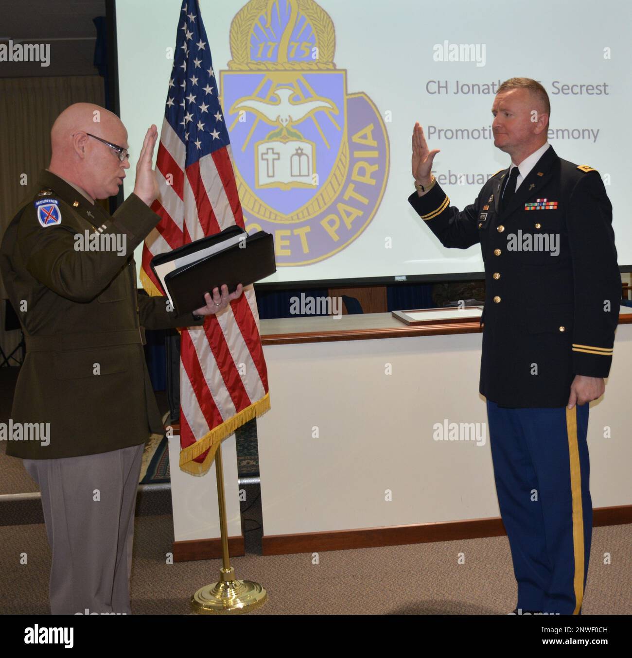 Congratulations to Chaplain Maj. Jonathan E. Secrest on his promotion ...