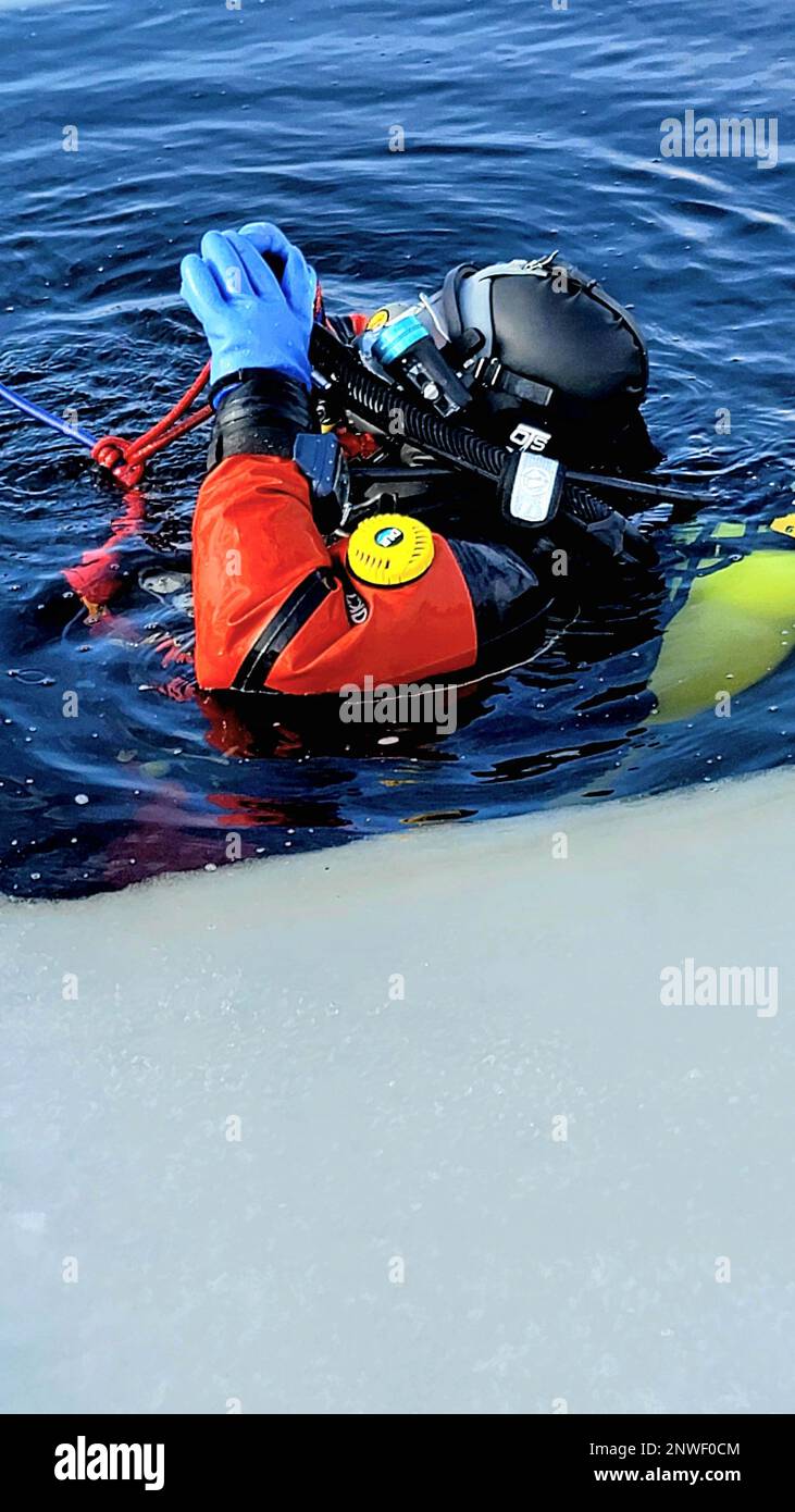 A firefighter with the Directorate of Emergency Services Fire ...