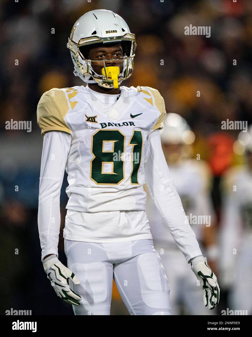 MORGANTOWN, WV - OCTOBER 25: Baylor Bears Wide Receiver Tyquan Thornton ...