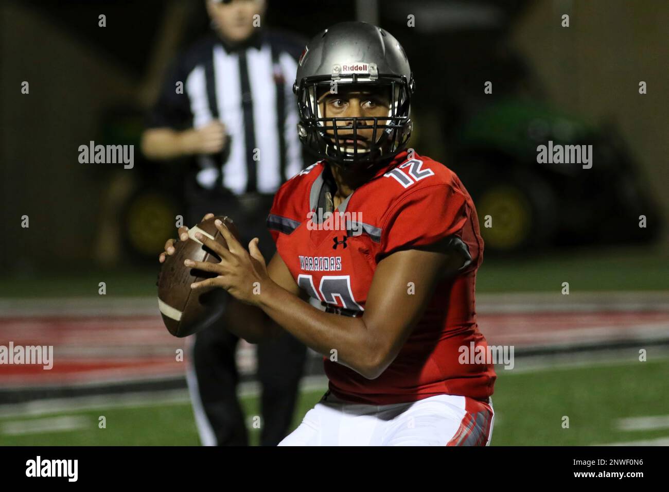 ALABASTER, AL - OCTOBER 12: Thompson High quarterback Taulia Tagovailoa ...
