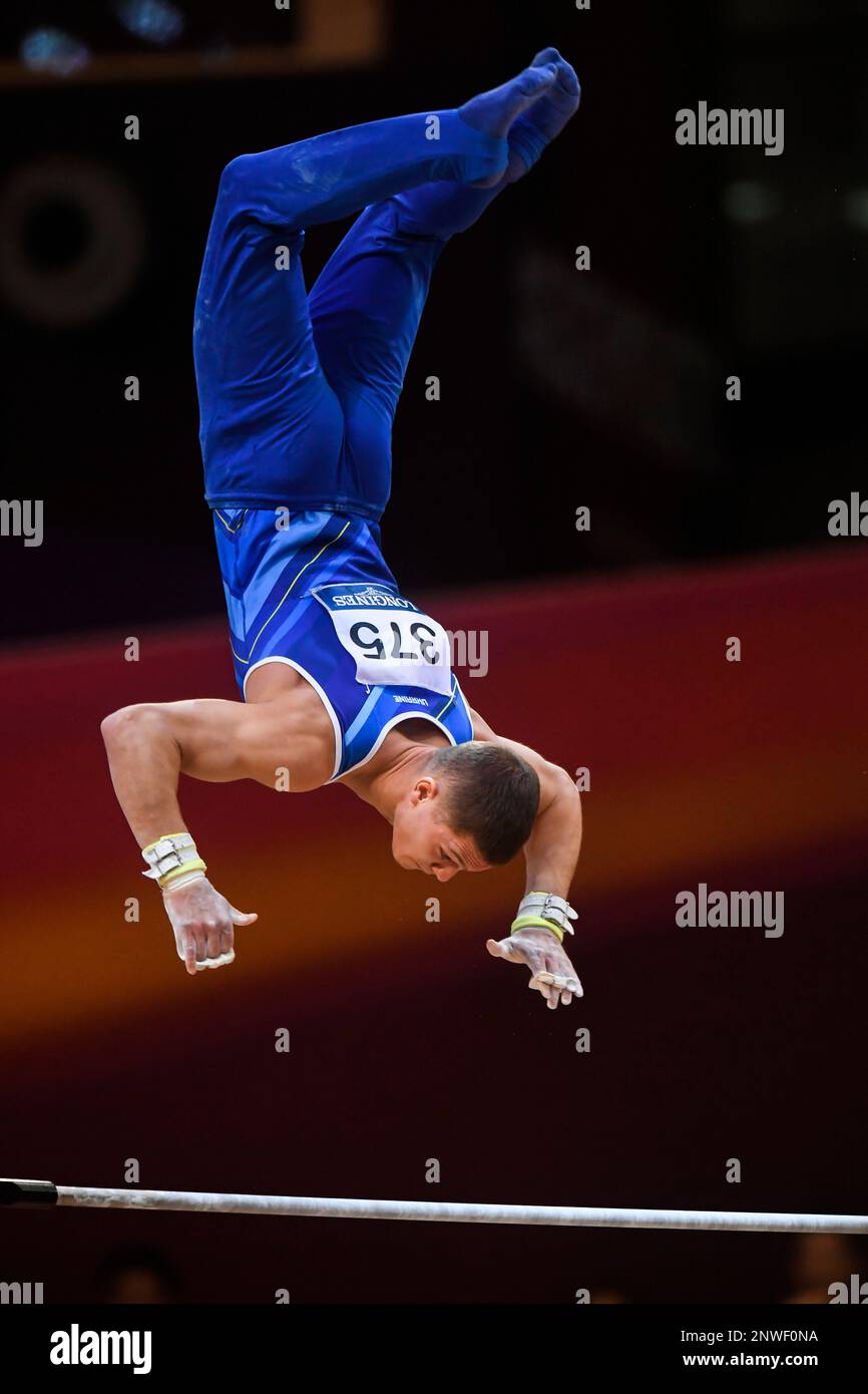 October 25, 2018 - Doha, Qatar - MAKSYM VASYLENKO from Ukraine competes ...