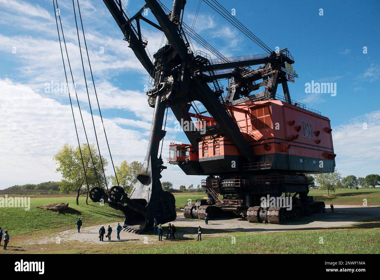 In this Oct. 16, 2018 photo, the size of the electricity-powered strip ...