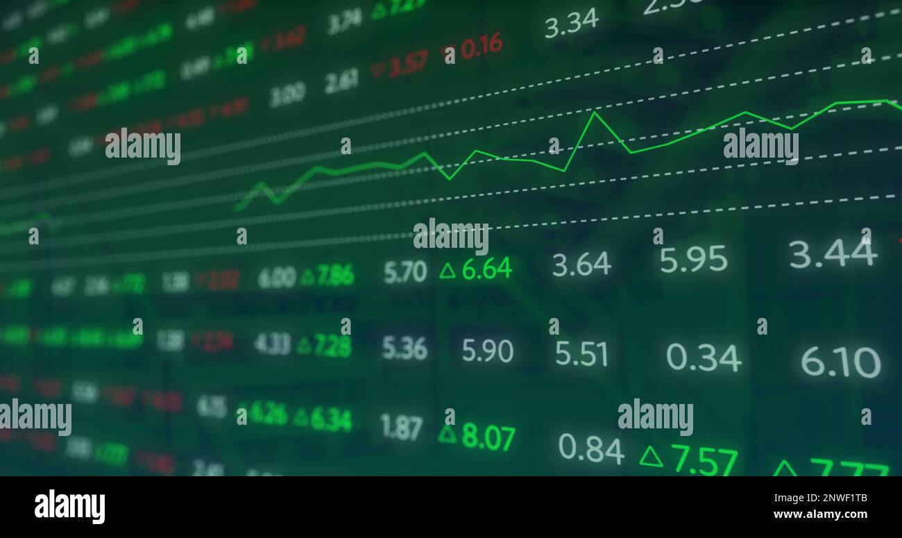 Animation stock market data in hi-res stock photography and images - Alamy