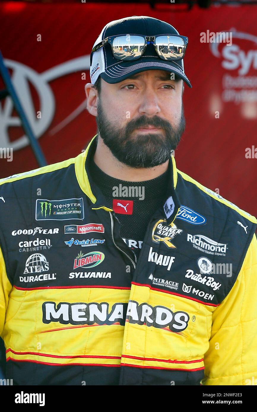 Paul Menard, Wood Brothers Racing, Ford Fusion Menards / NIBCO during ...