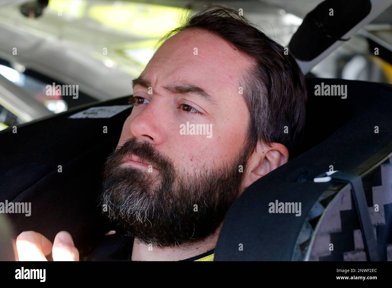Paul Menard, Wood Brothers Racing, Ford Fusion Menards / NIBCO during ...