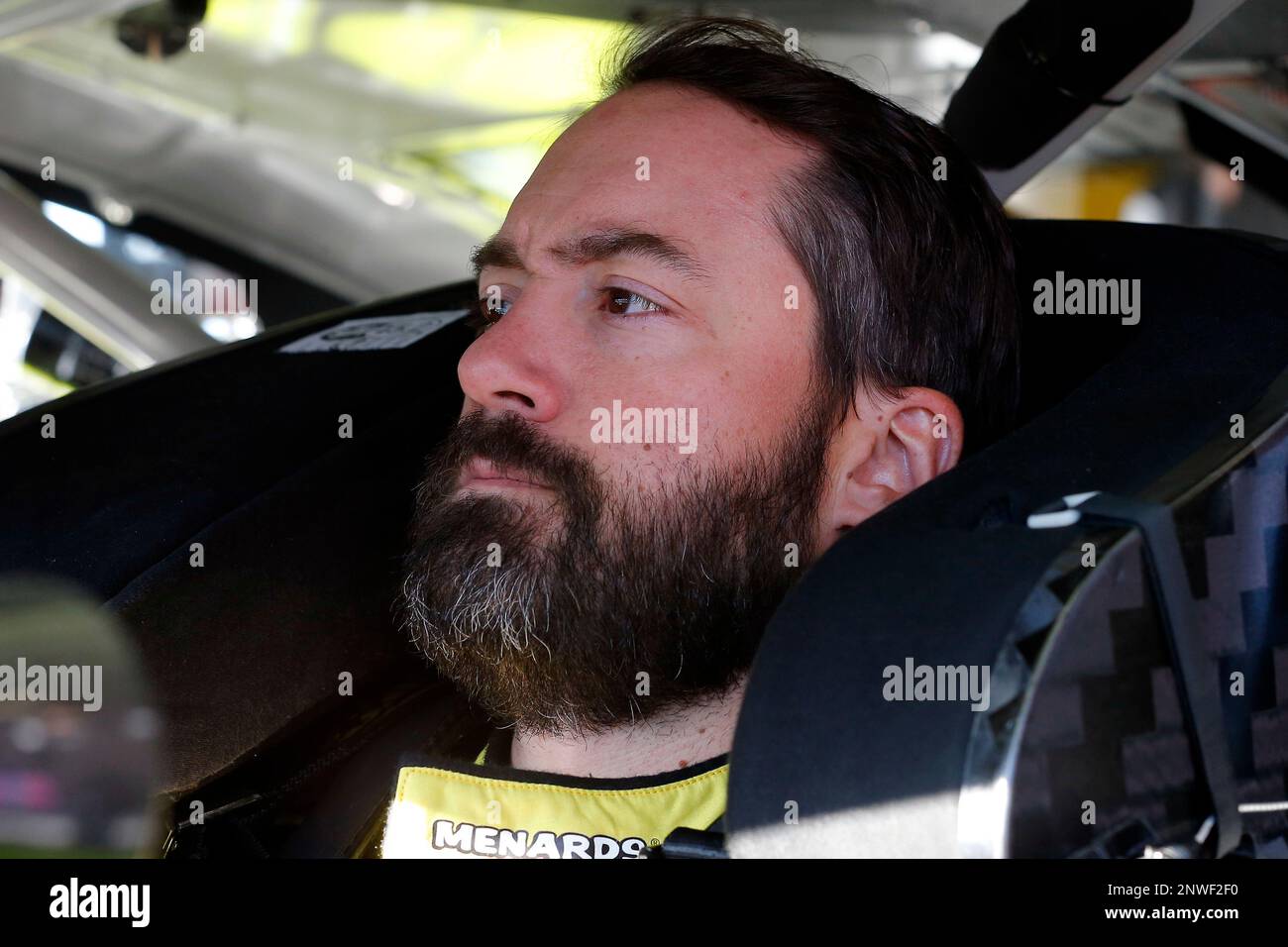 Paul Menard, Wood Brothers Racing, Ford Fusion Menards / NIBCO during ...