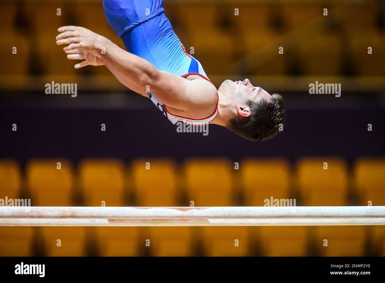 October 25, 2018 - Doha, Qatar - TIN SRBIC from Croatia competes on the ...