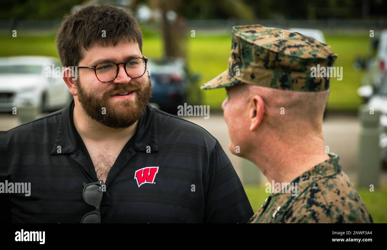 Josh Blaz, left, grandson of Brig. Gen. Vincente "Ben" Tómas Blaz –whom ...