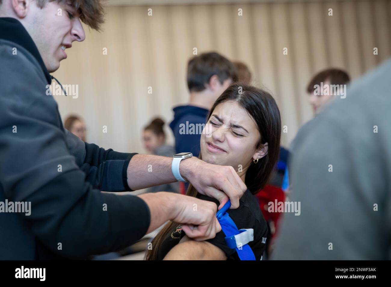 Joseph Alu, a student at Central York High School in York, Pennsylvania ...