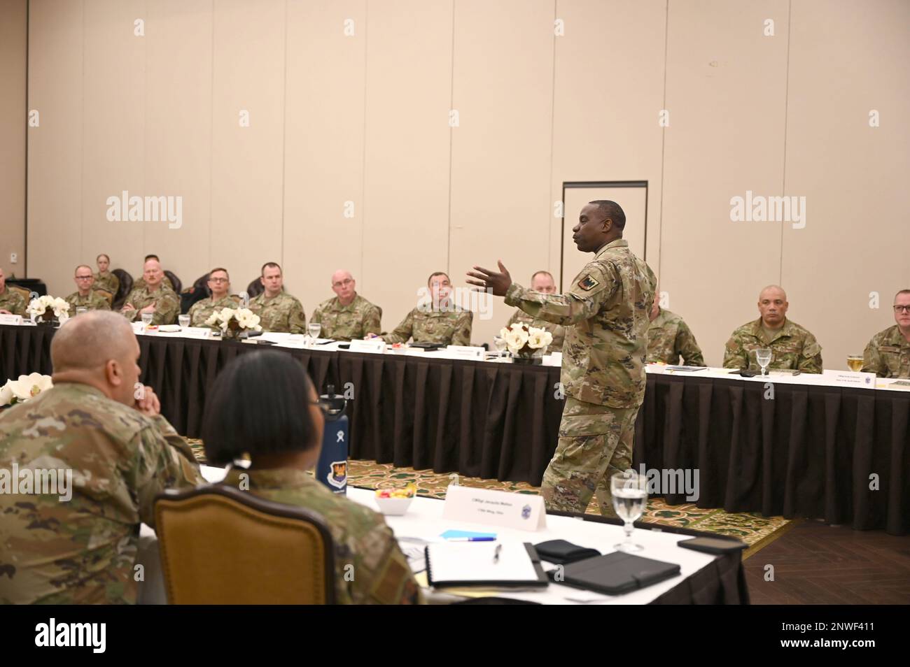 U.S. Air Force Chief Master Sgt. Maurice Williams, command chief, Air ...