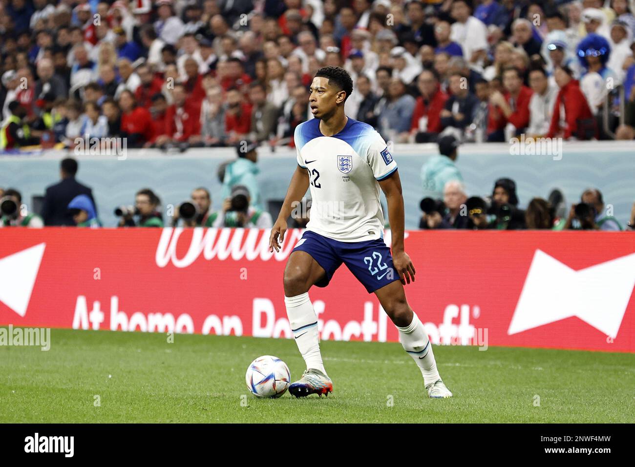 AL KHOR - Jude Bellingham of England during the FIFA World Cup Qatar ...
