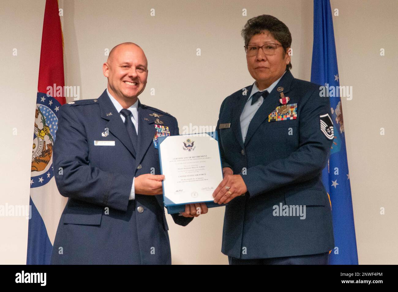Master Sgt. Mary Lohnes, a knowledge manager assigned to the 139th ...