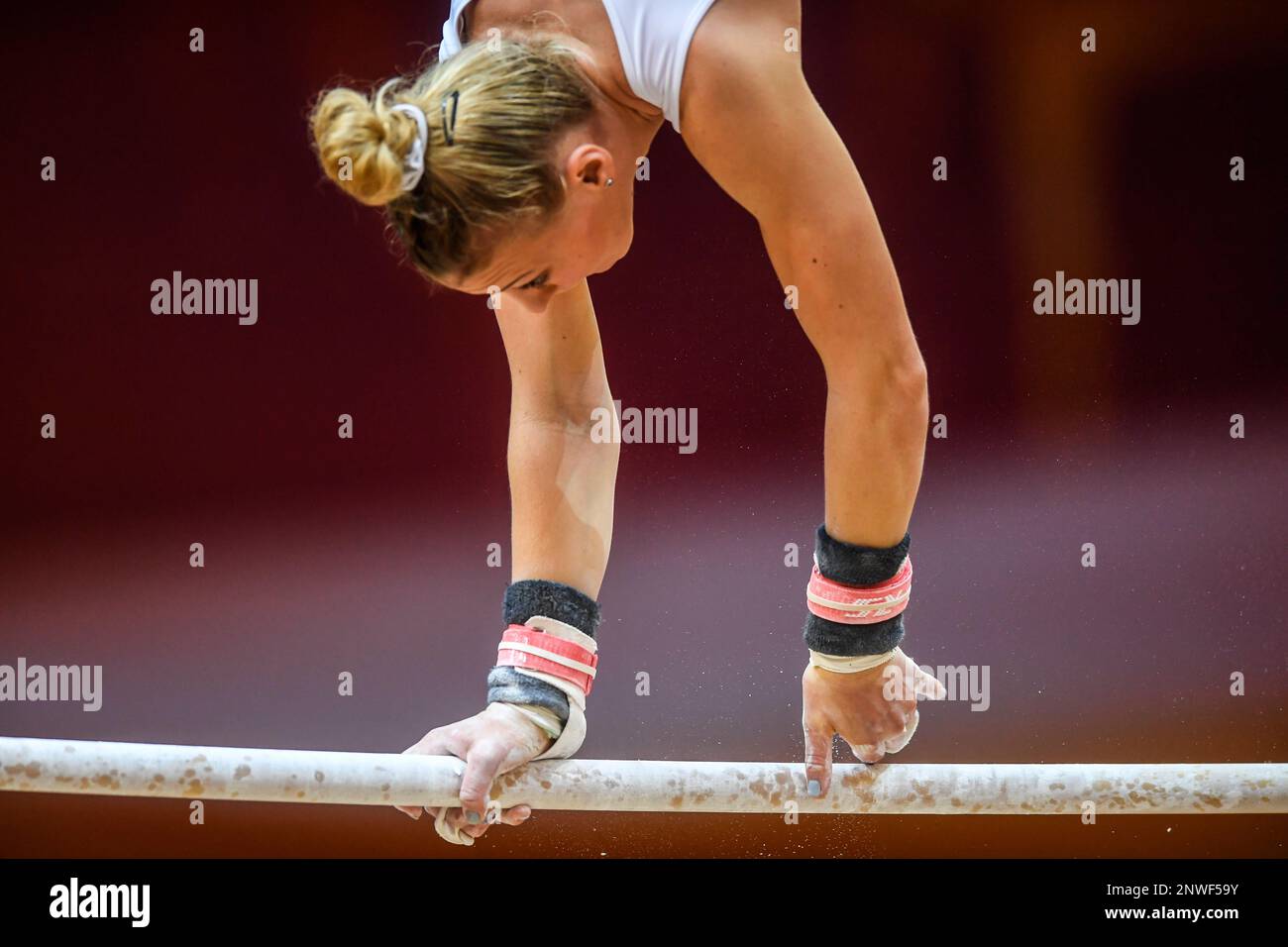 October 24, 2018 - Doha, Qatar - LORETTE CHARPY France practices on the ...