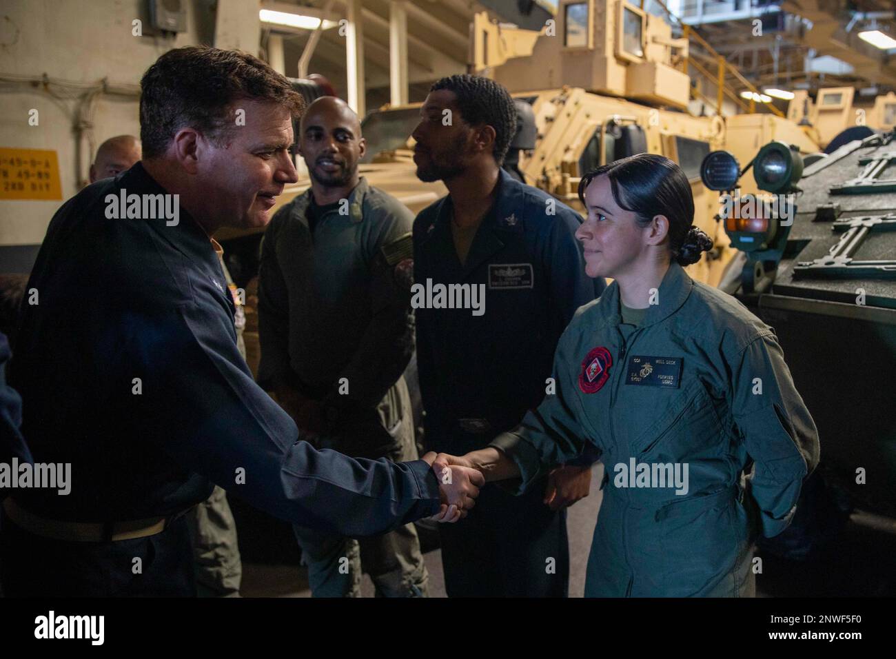 Rear Adm. Christopher Sweeney, commander, Carrier Strike Group (CSG) 11 ...