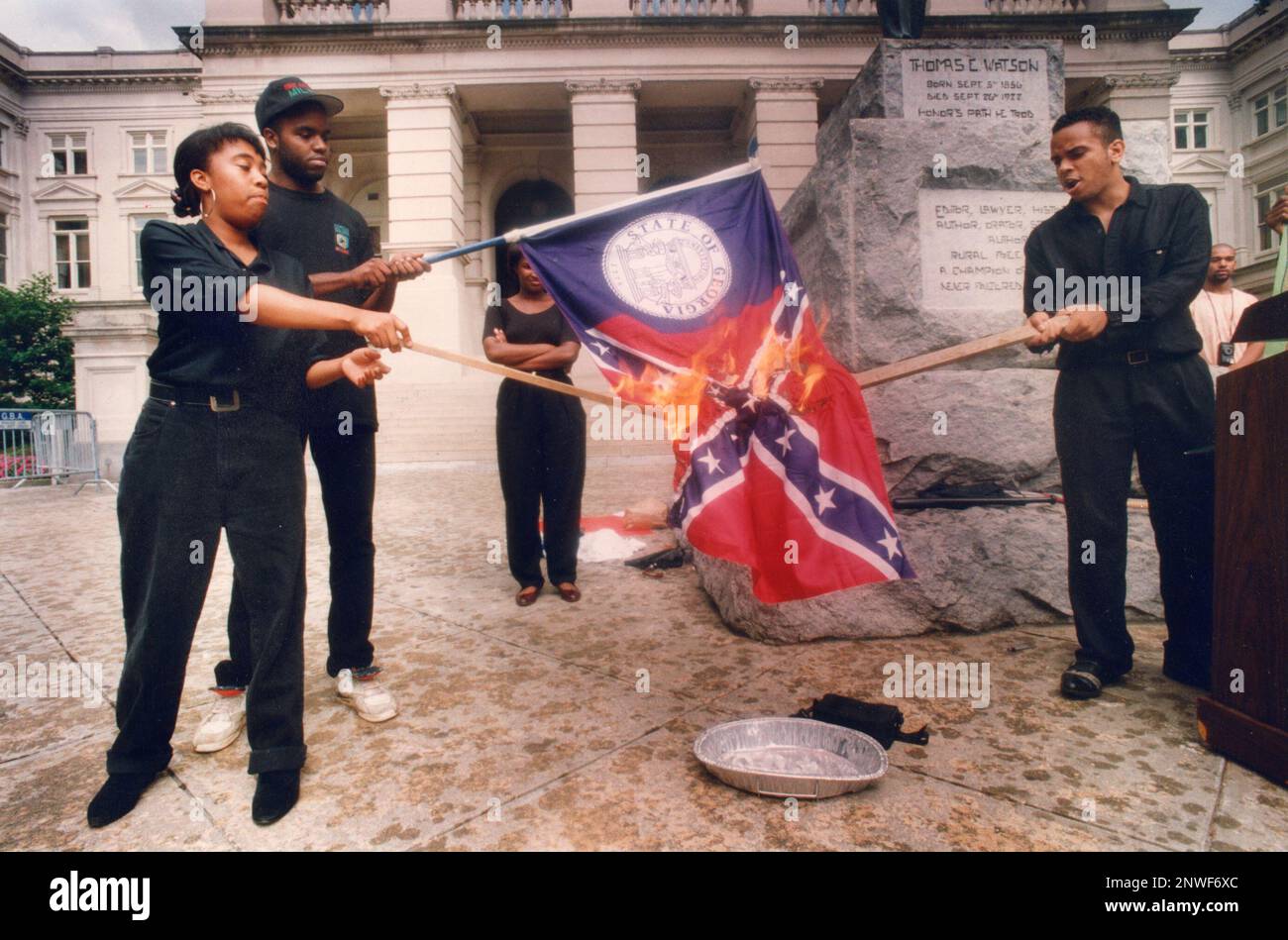 In this June 1992 photo, from left, Ina Solomon, Jeffery Harris, Stacey ...