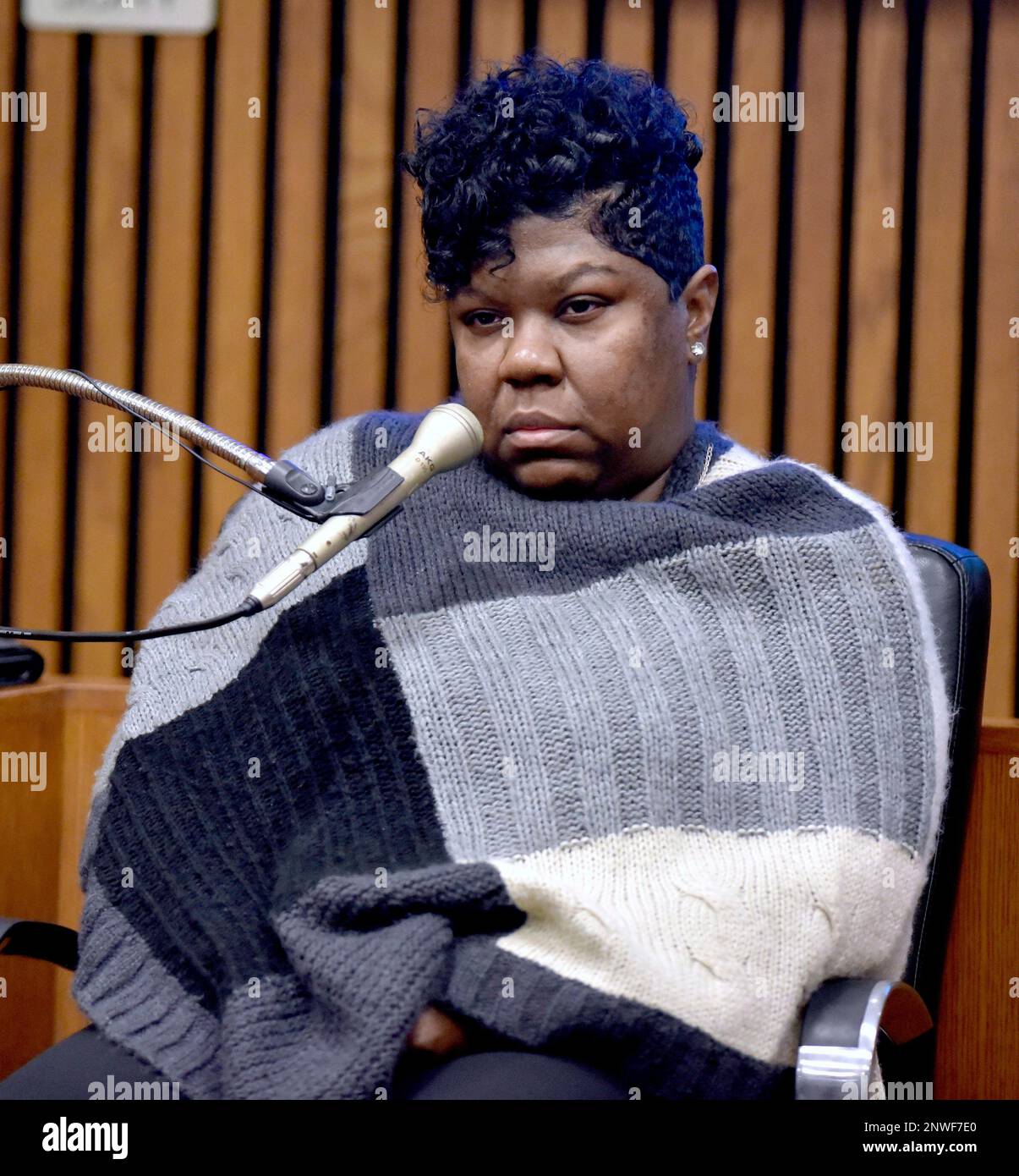 Monique Grimes, mother of victim Damon Grimes, was the first witness to ...