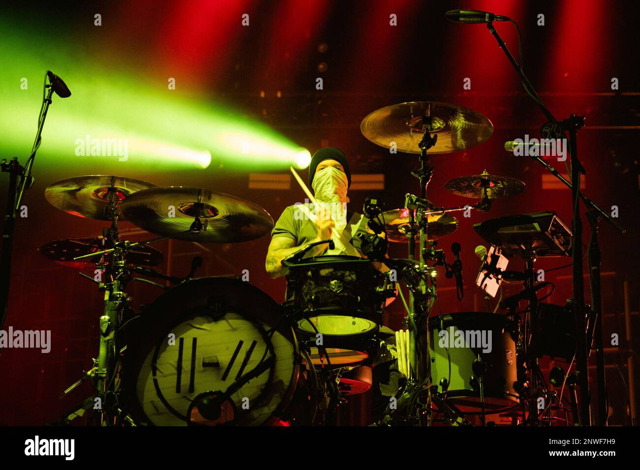 Nashville, TN - OCTOBER 16: Josh Dun of Twenty One Pilots performs ...