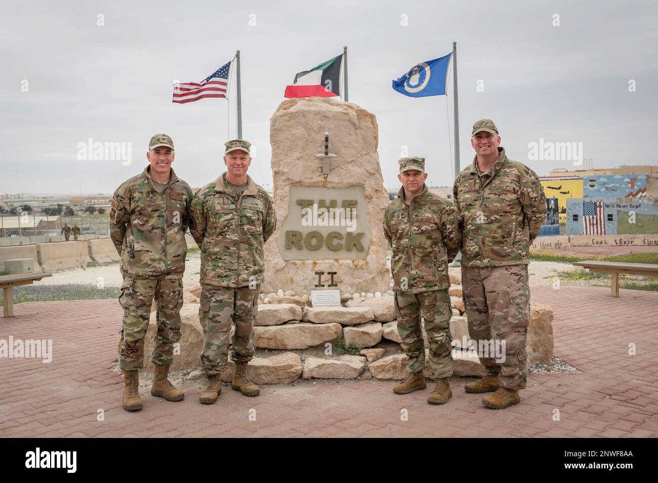 From left, U.S. Air Force Col. George Buch, 386th Air Expeditionary ...