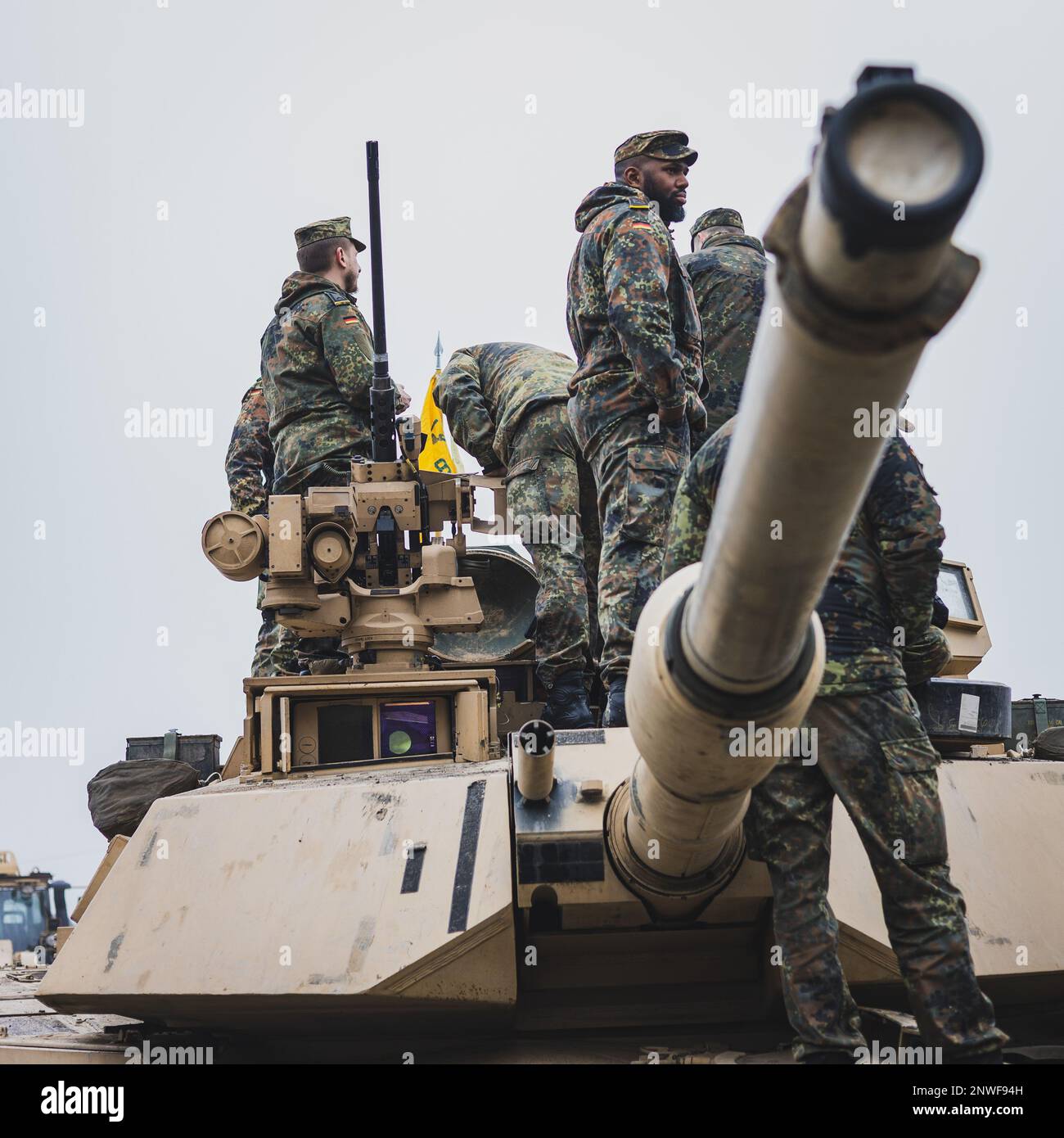 German soldiers assigned to Unteroffizierschule des Heeres, Lehrgruppe ...