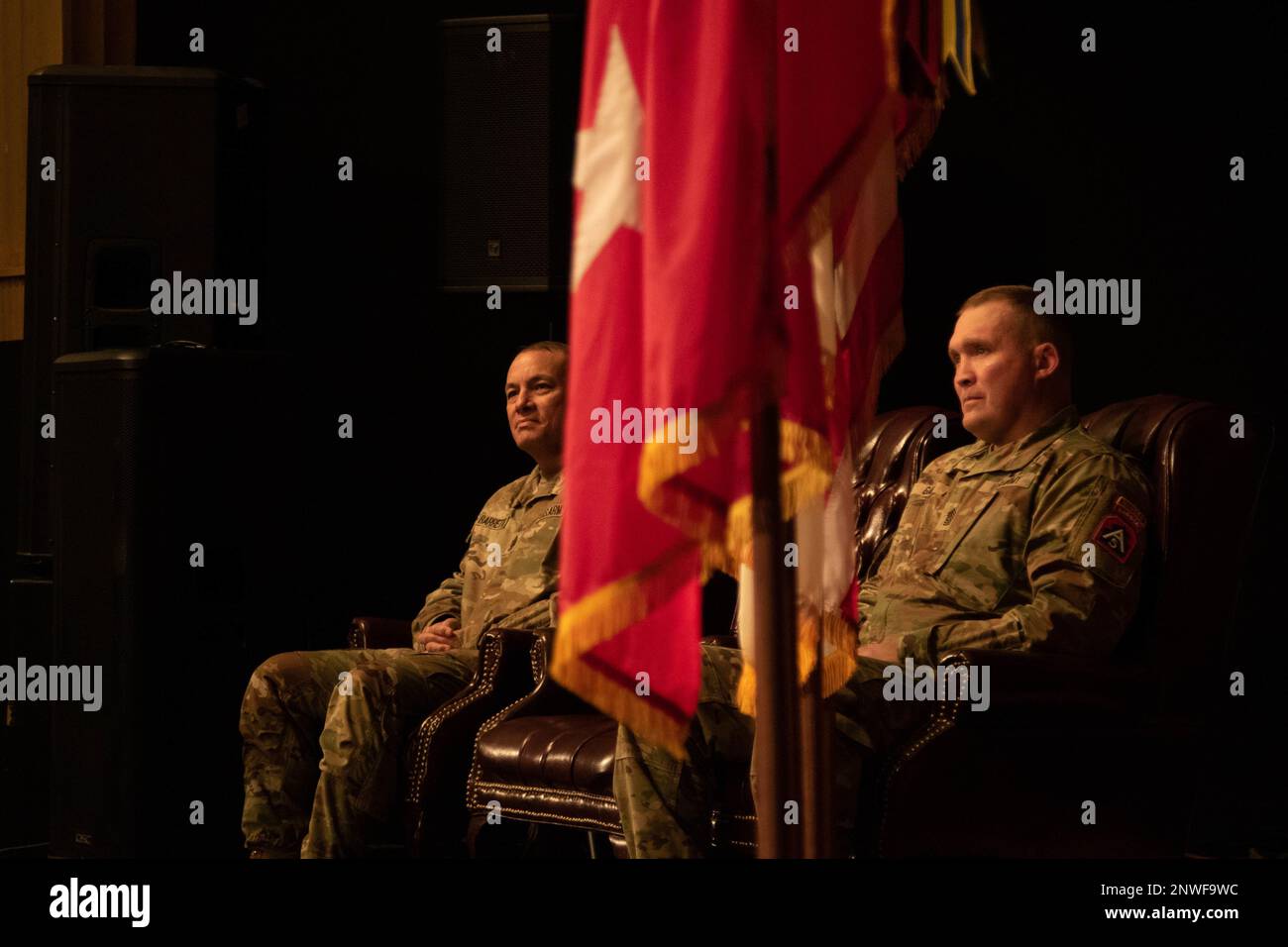 U.S. Army Command Sgt. Maj. Phil K. Barretto, outgoing Army North senior enlisted leader, and ...