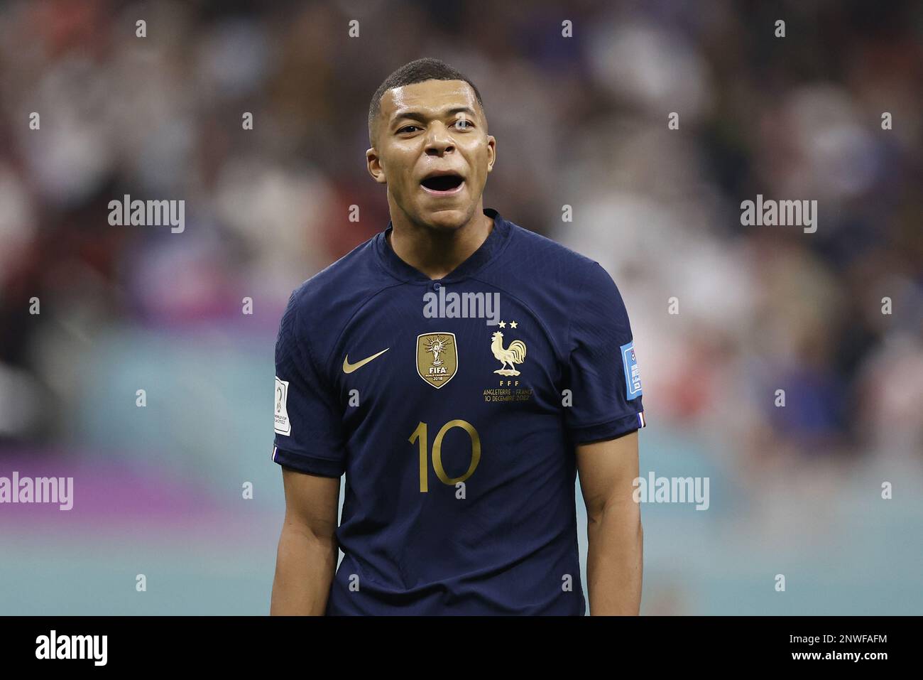 AL KHOR - Kylian Mbappe of France during the FIFA World Cup Qatar 2022 ...