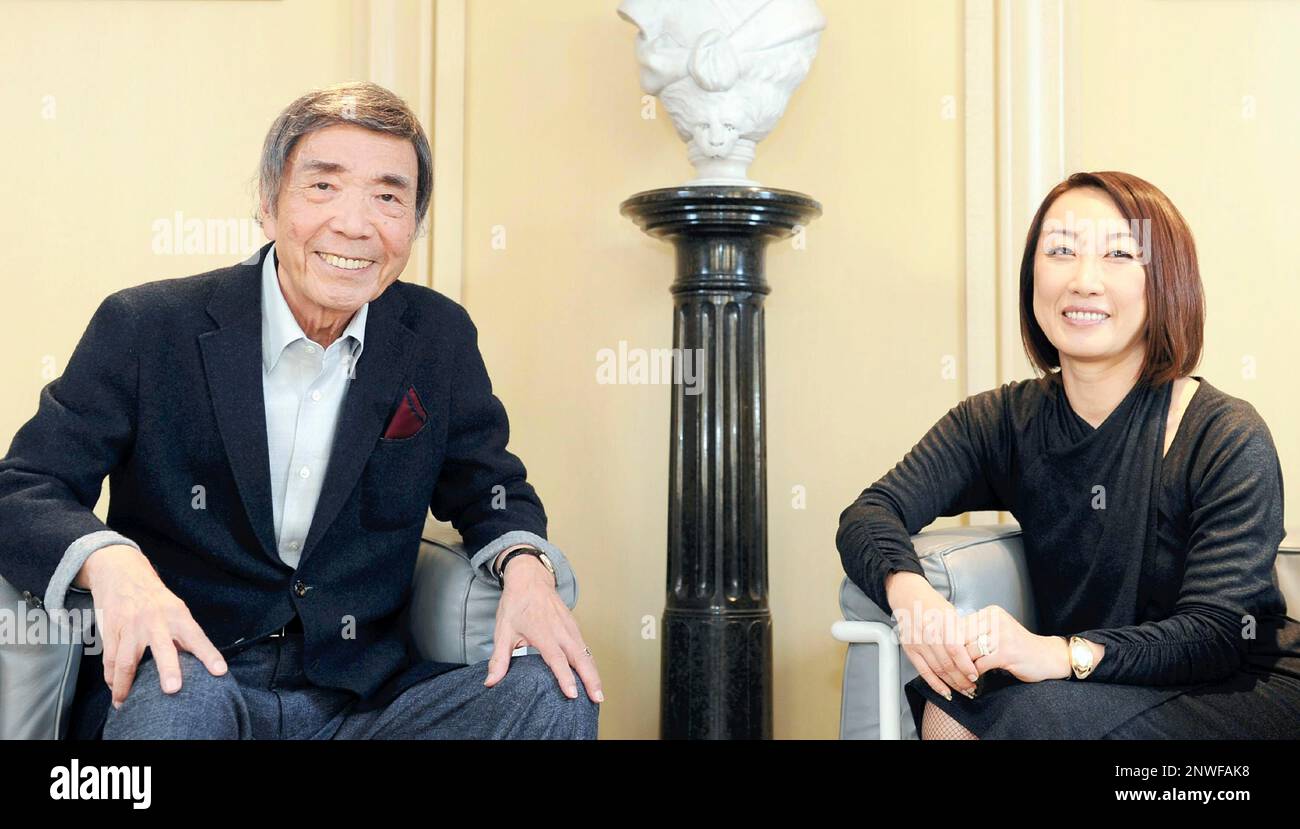 Renowned Japanese fashion designer Jun Ashida poses for photo with his ...