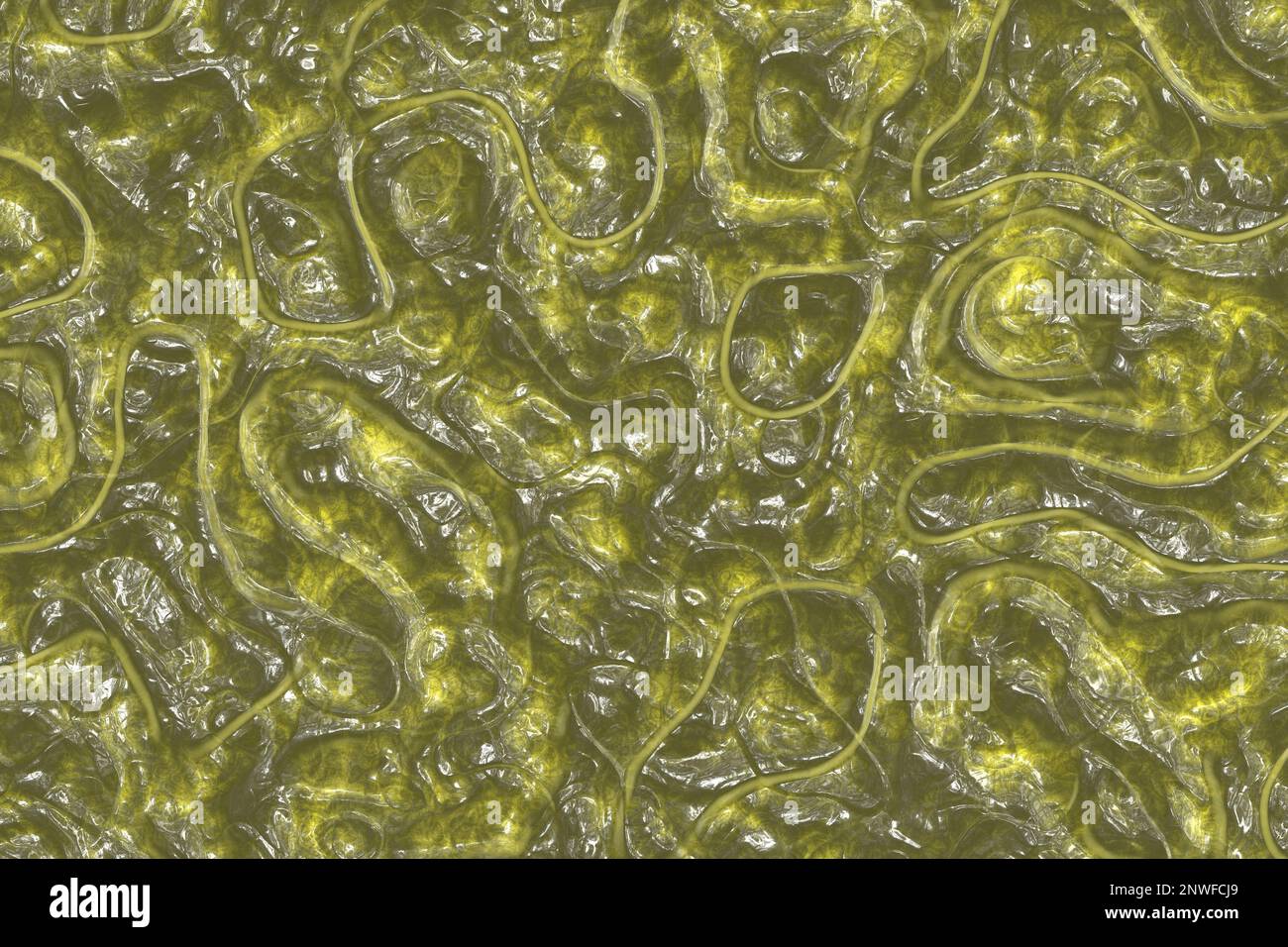 nice design yellow monstrous mucous relief digital drawn texture ...
